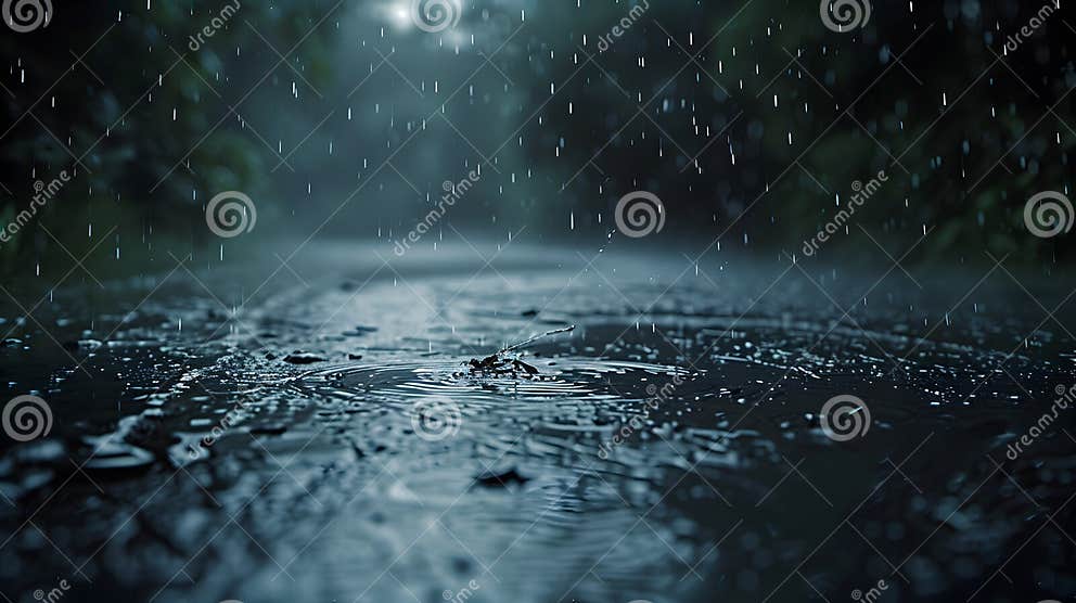 Heavy rain outside stock image. Image of rainfall, relaxation - 320885275