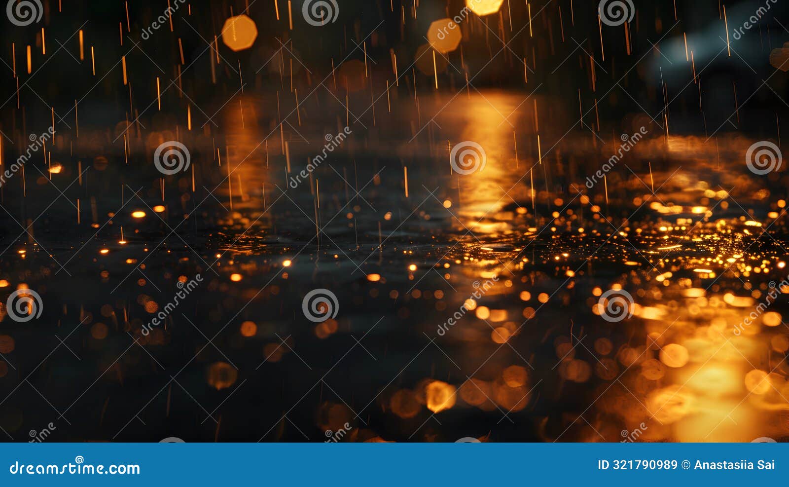Rain Outside Window On Sunset Background. Water Drops On Glass During ...