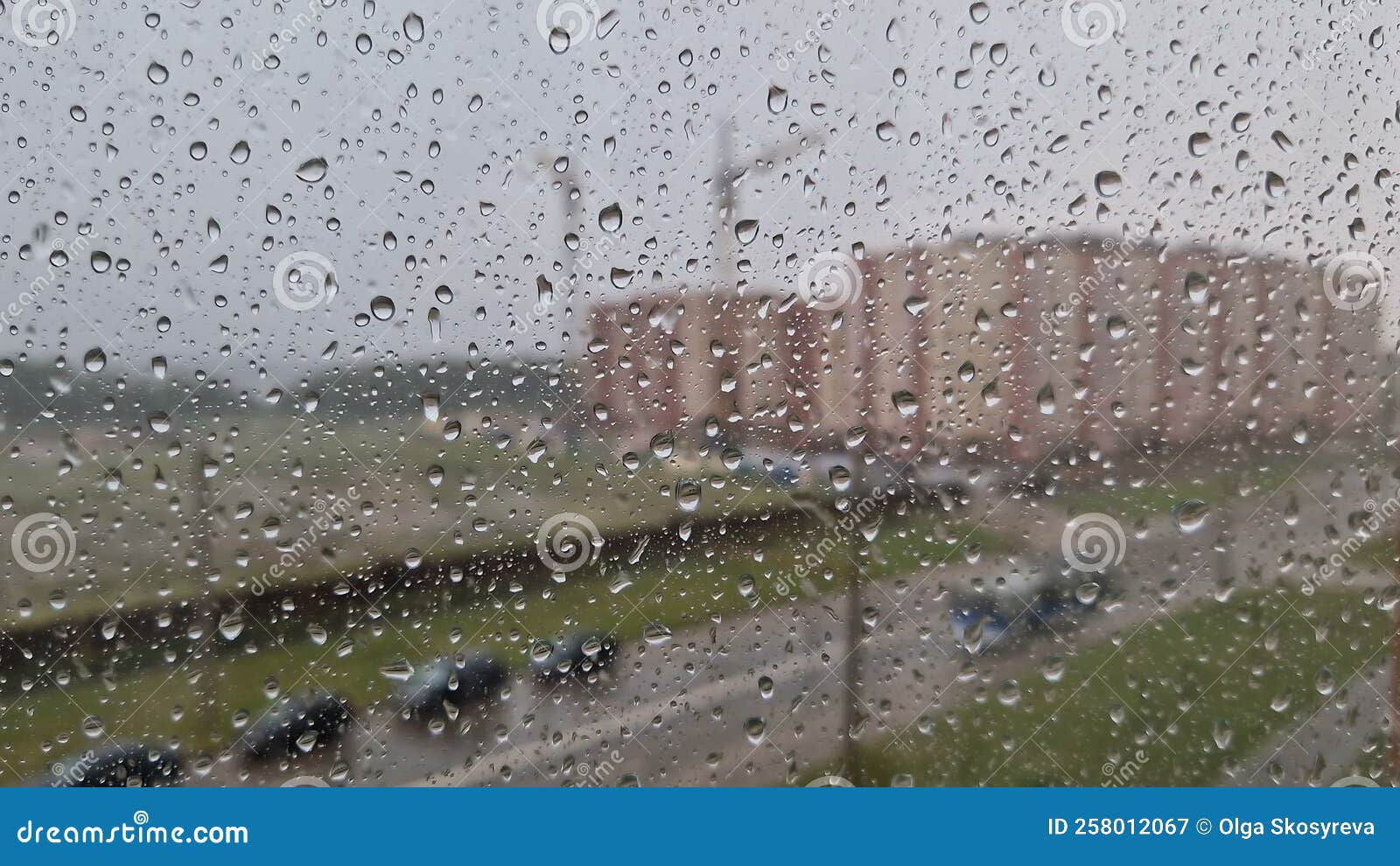 Heavy Raindrops Roll Down the Window Pane. Stock Video - Video of rain ...