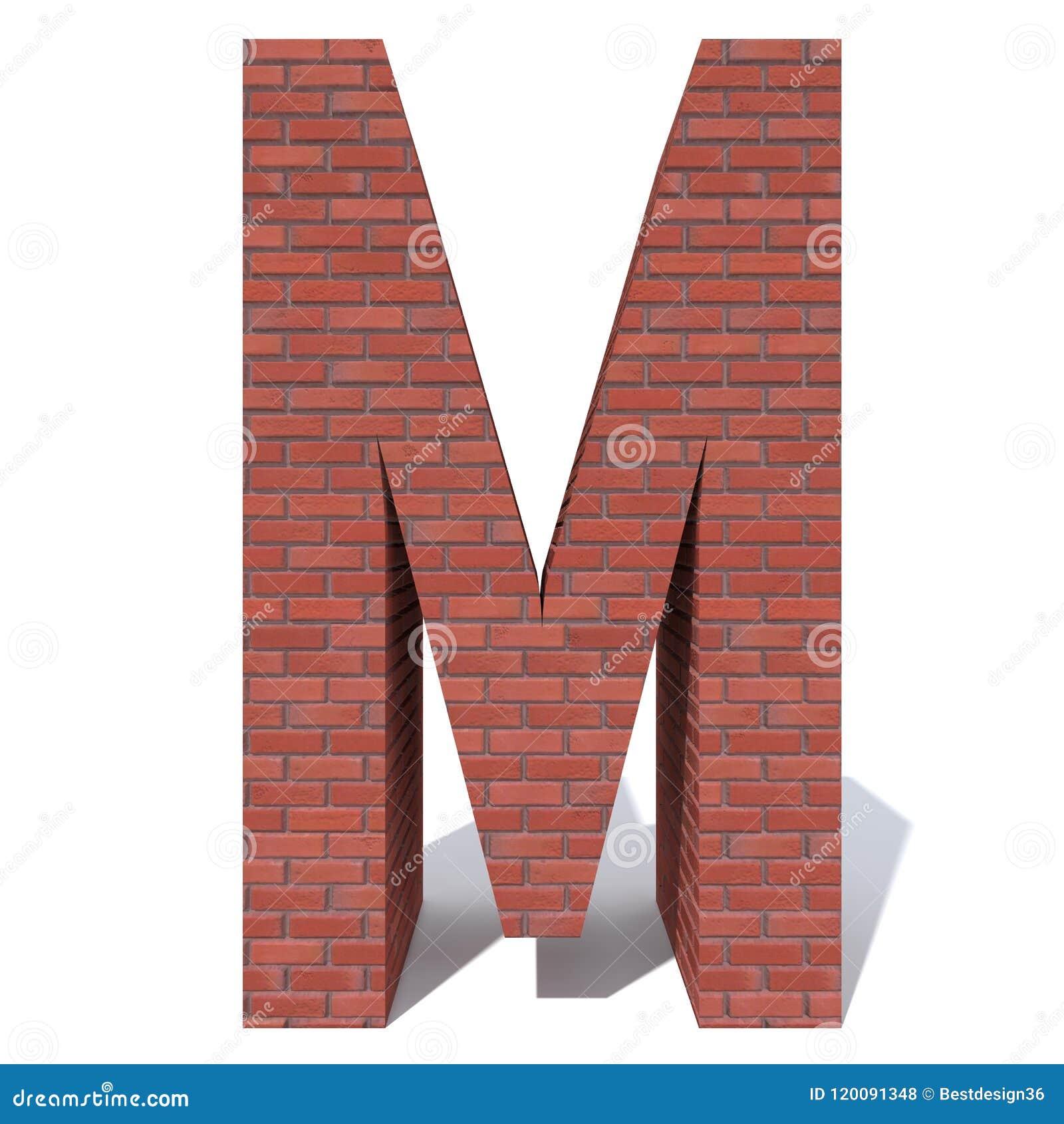 Heavy Rough Masonry Constructed Font or Type Stock Illustration ...