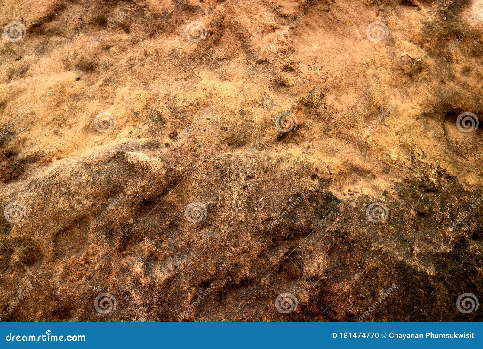 Heavy Rust Copper Granite Stone Surface of Cave for Interior Wallpaper ...