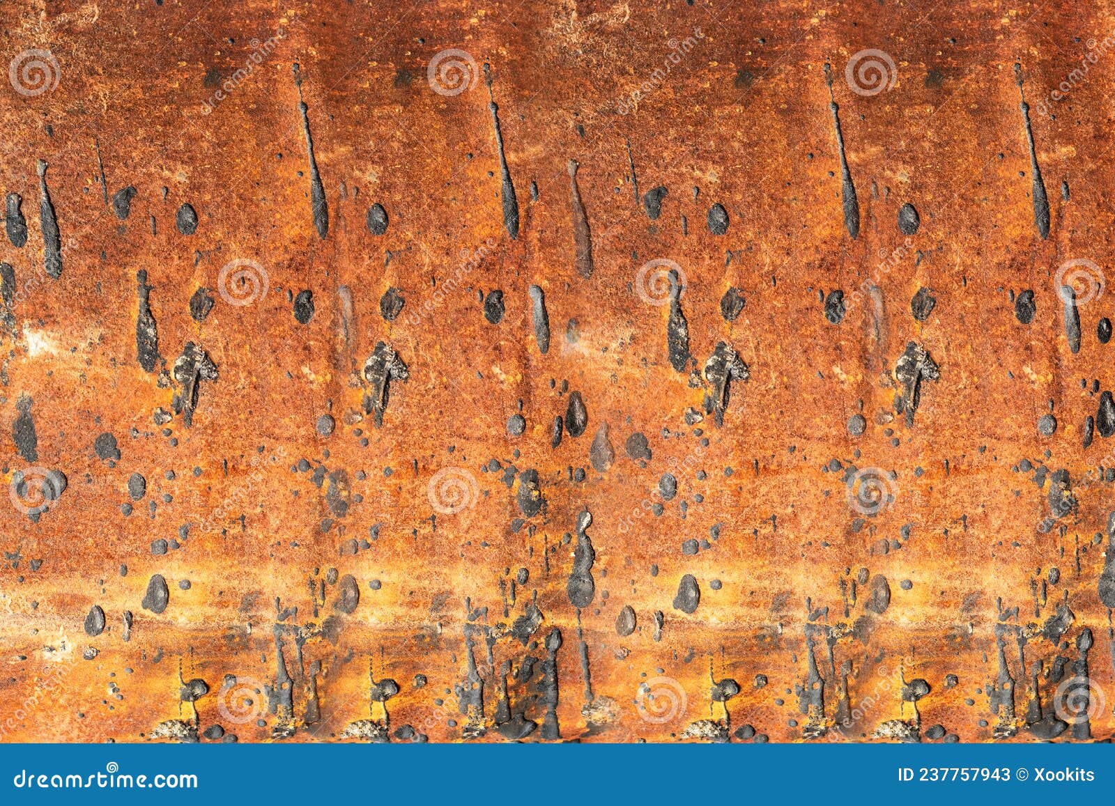 Heavy Rust on an Old Abandoned Iron Barrel Surface for Texture ...