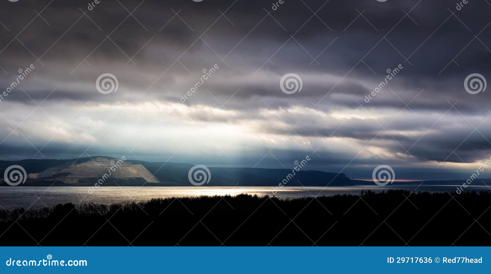 Storm over the river stock photo. Image of savage, danger - 29717636