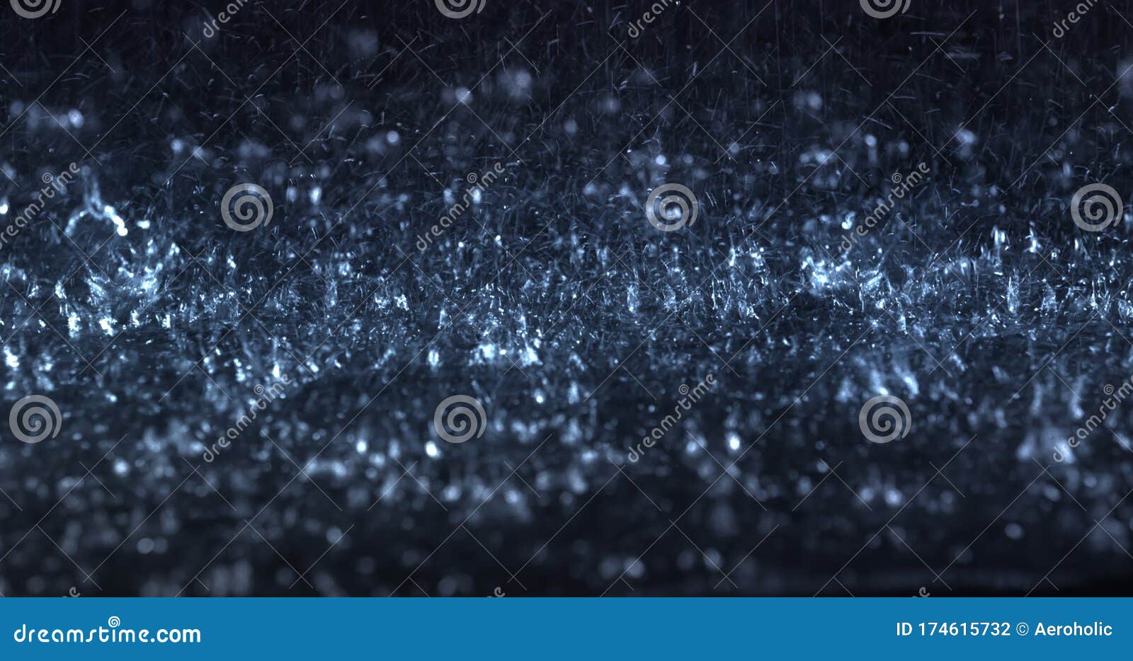 Heavy Slow-motion Splashes of Rain in Front of Camera Stock Footage ...