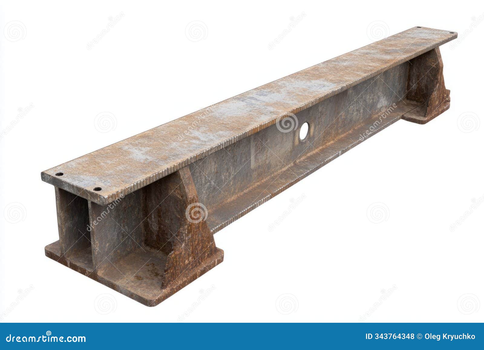 Heavy Steel Beam Used in Construction. this Structural Element is Key ...