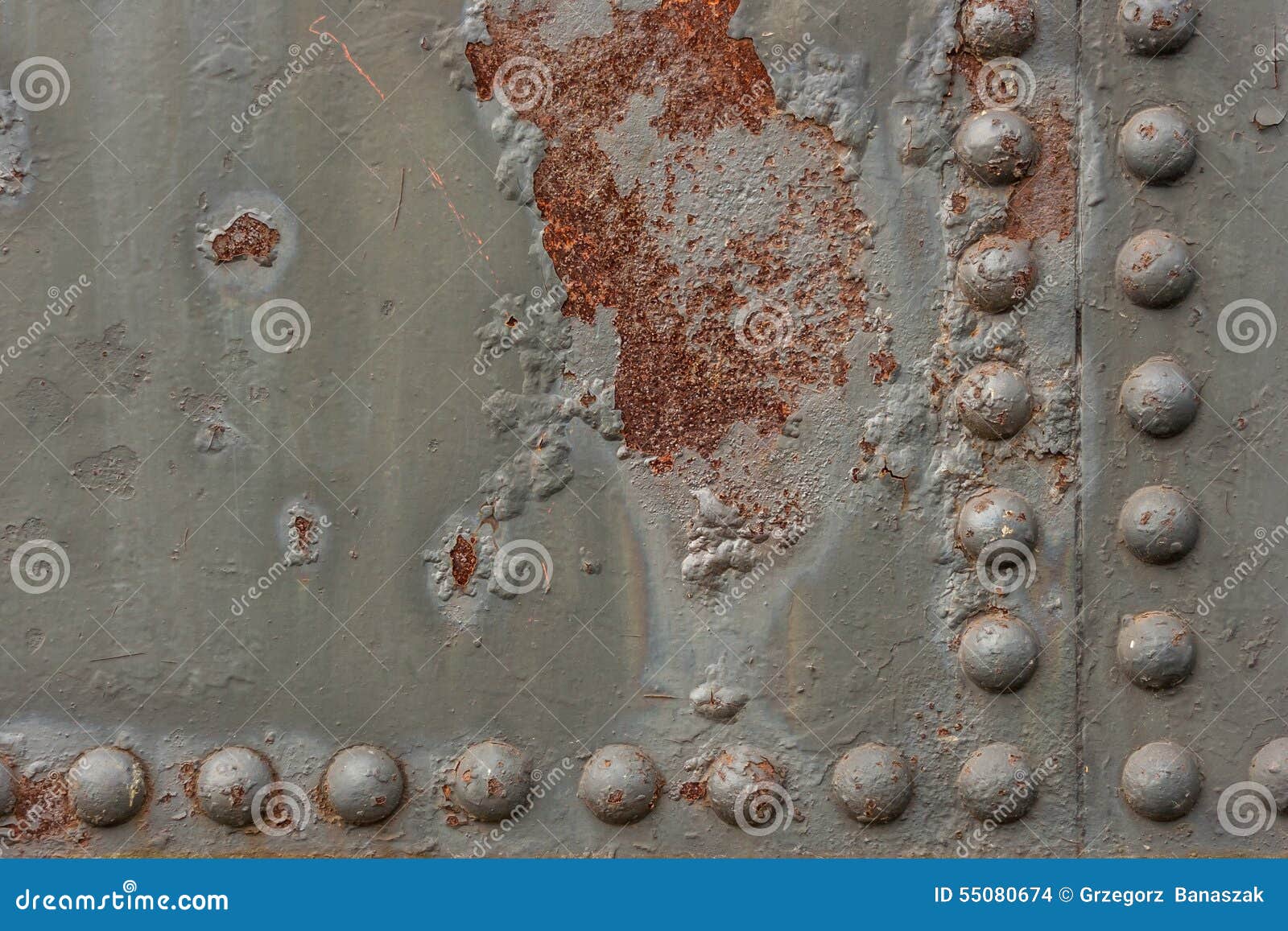 Heavy steel rivets stock photo. Image of metal, punk - 55080674