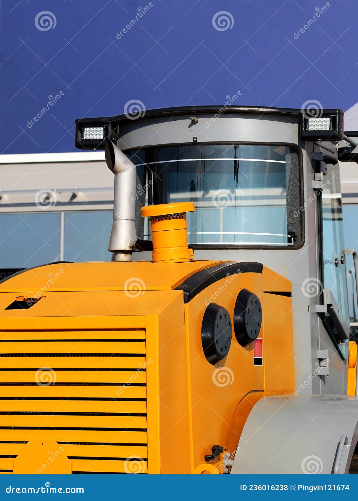 Heavy tractor cab stock photo. Image of industry, force - 236016238