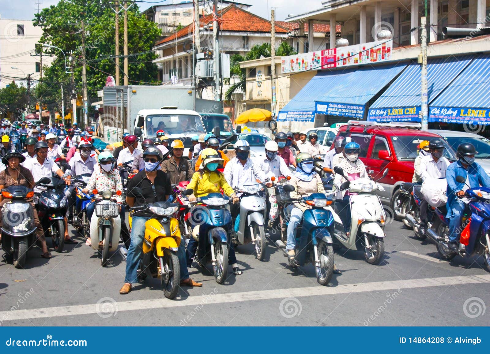 Heavy traffic editorial stock photo. Image of pillion - 14864208
