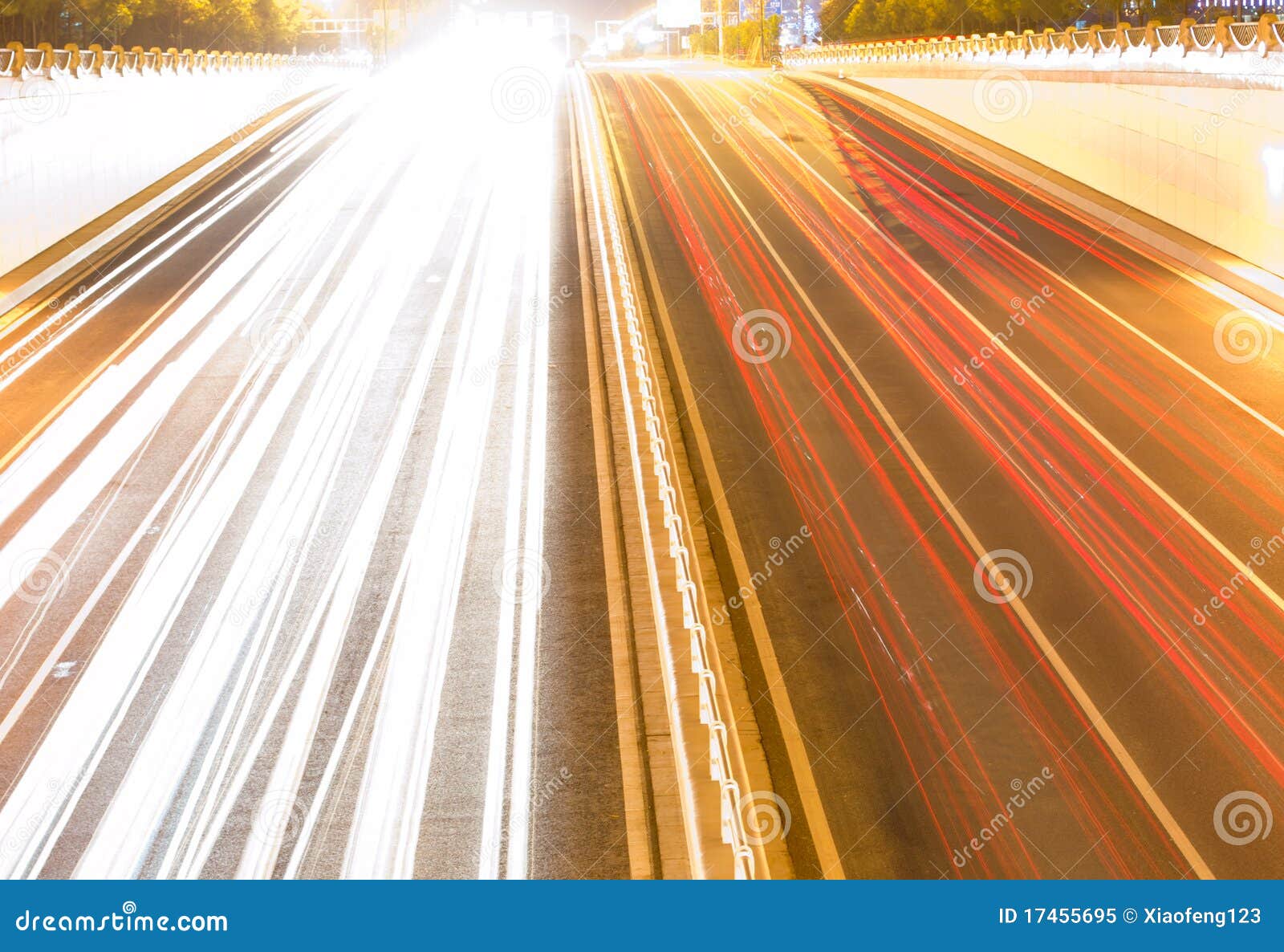 Heavy traffic flow stock image. Image of business, modern - 17455695
