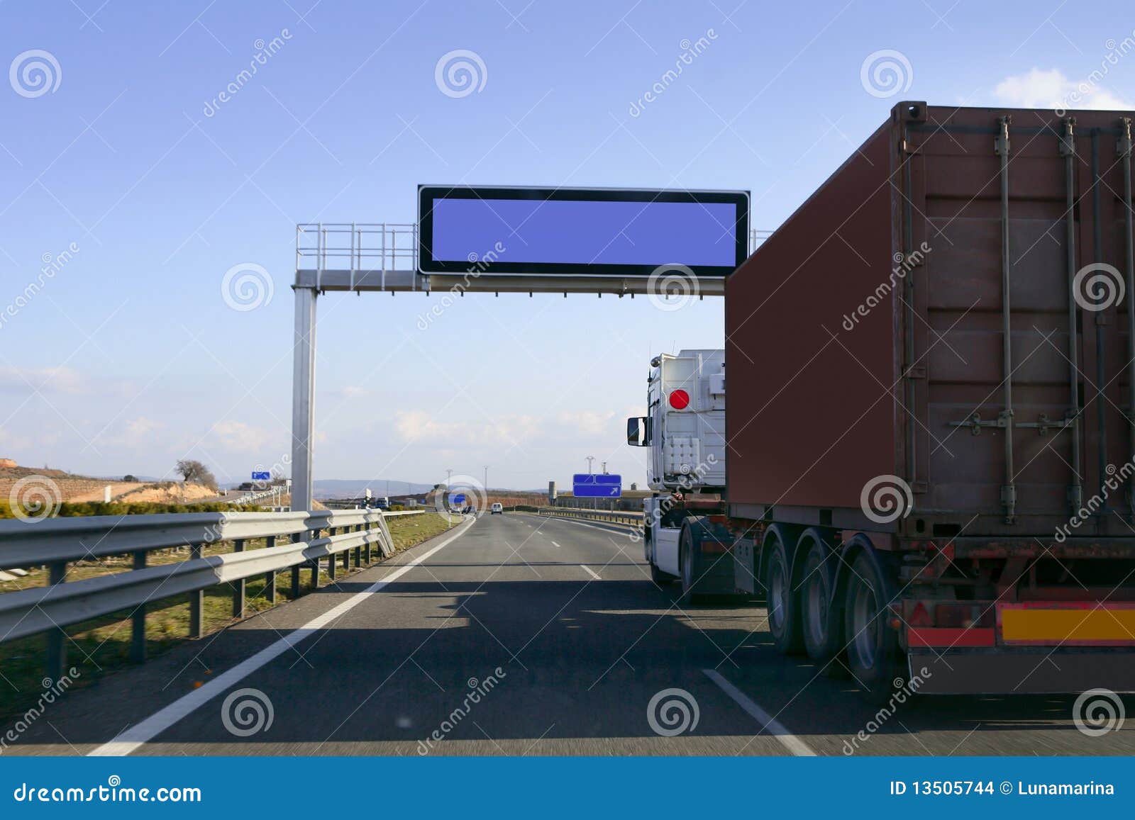 Heavy Transportation Truck Lorry Stock Photo - Image of driving, export ...