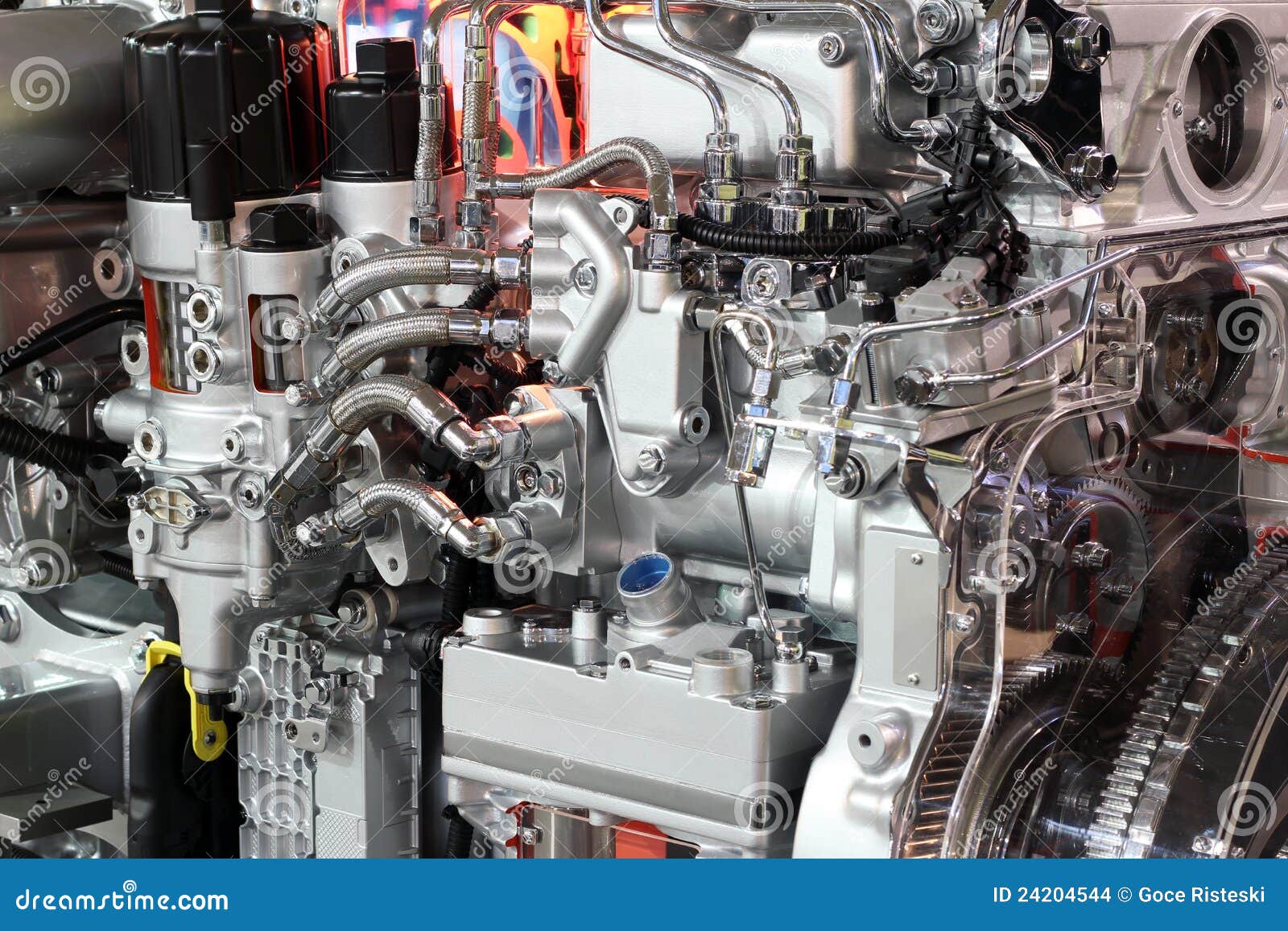 Heavy truck engine stock photo. Image of iron, gasoline - 24204544