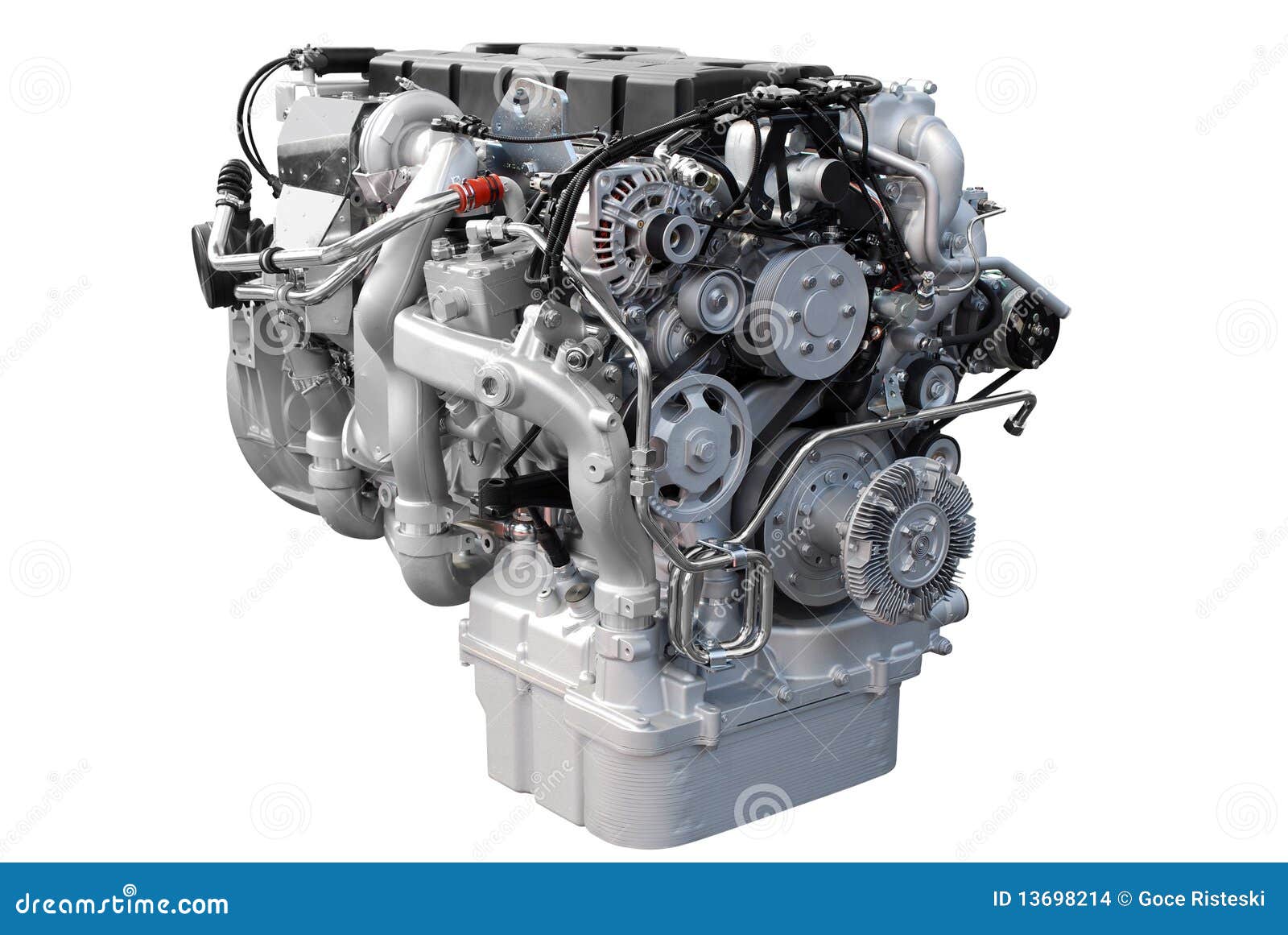Heavy Truck Engine Isolated Stock Photo - Image of heavy, gear: 13698214