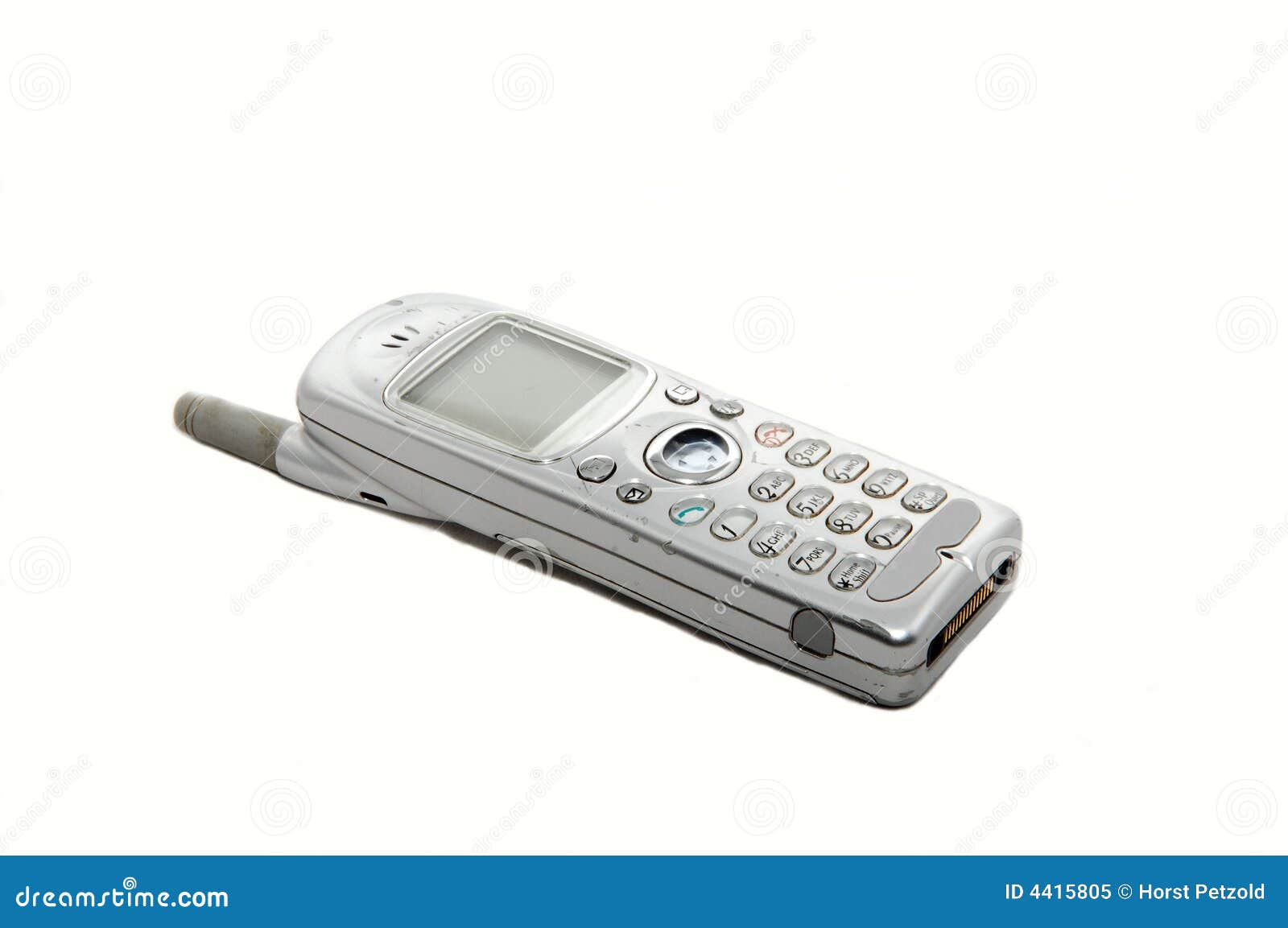 Heavy used cell phone. stock image. Image of background - 4415805