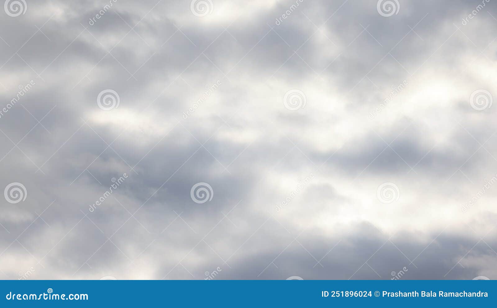 Heavy White Overlapping Clouds with Glaring Bright Sun, Slowly Engulfed ...
