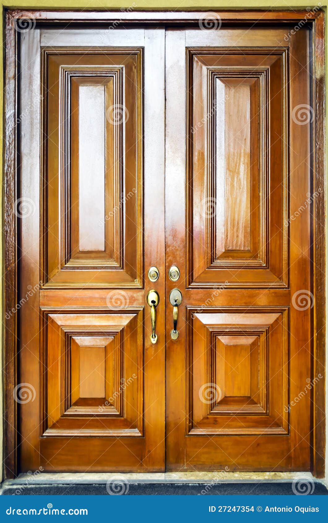 Heavy Wooden Door stock photo. Image of wood, entrance - 27247354