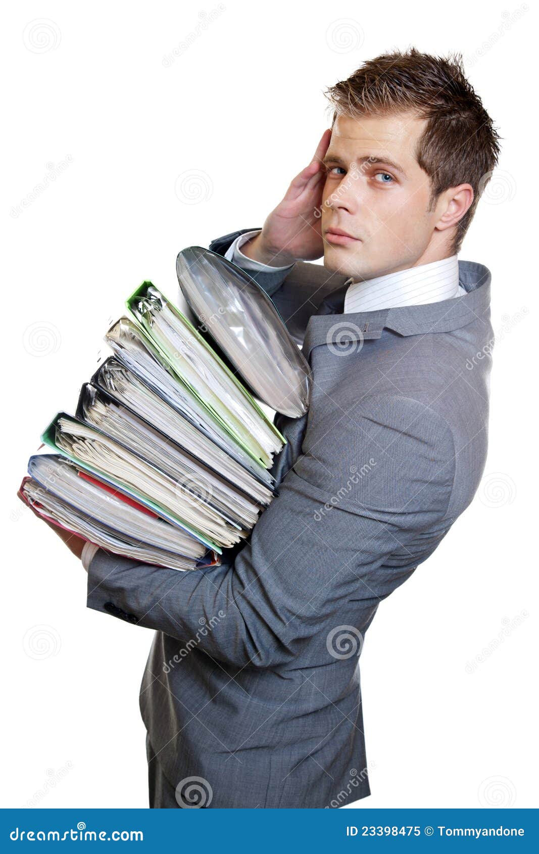 Heavy workload stock image. Image of administrator, stack - 23398475