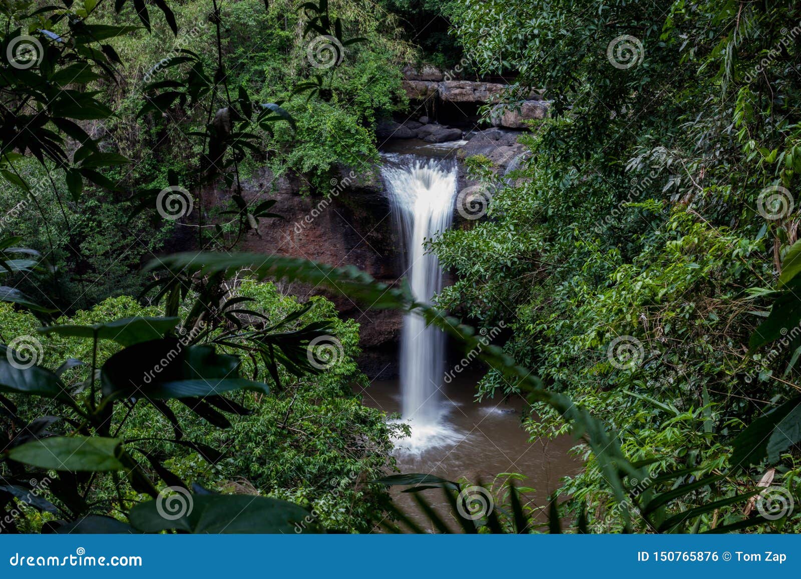 Heaw suwat waterfall stock photo. Image of suwat, rock - 150765876