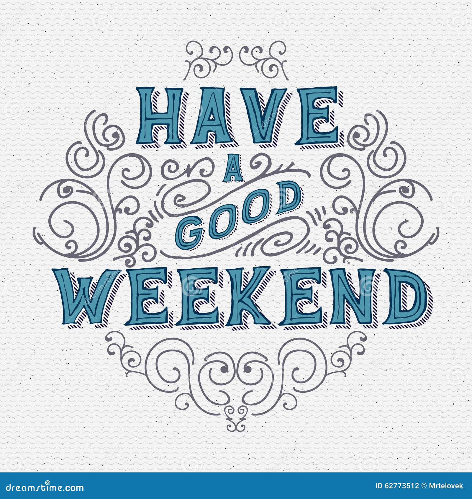 Heb een goed weekend vector illustratie. Illustration of zaterdag ...