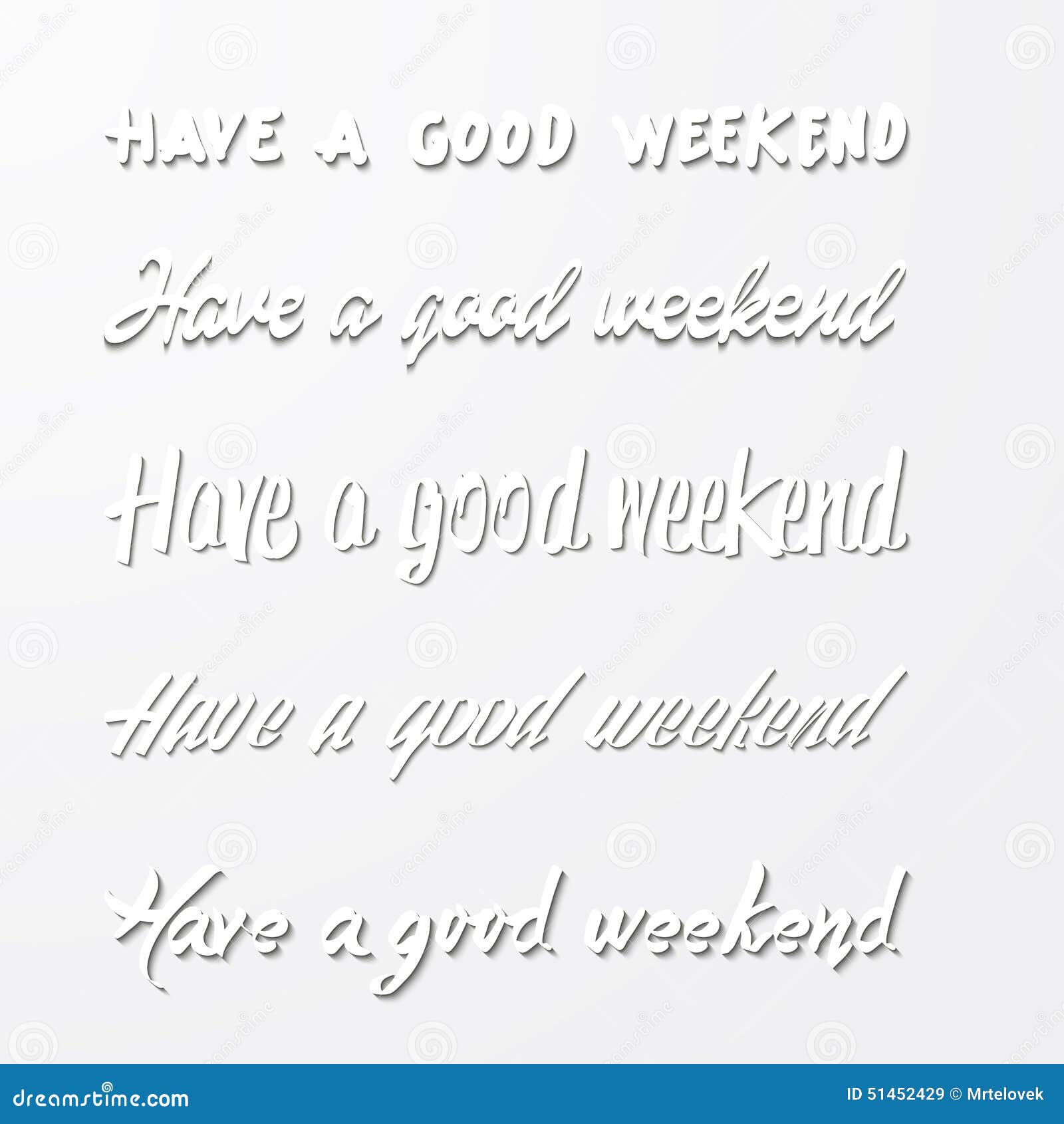 Heb Een Goed Weekend Eps 10 Stock Illustratie - Illustration of ...