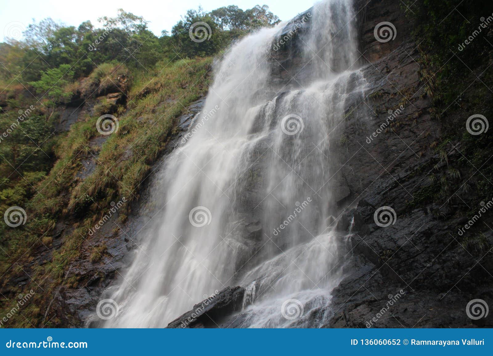 Hebbe Falls In Chikmagalur, Karnataka, India. Beautiful Waterfalls In ...