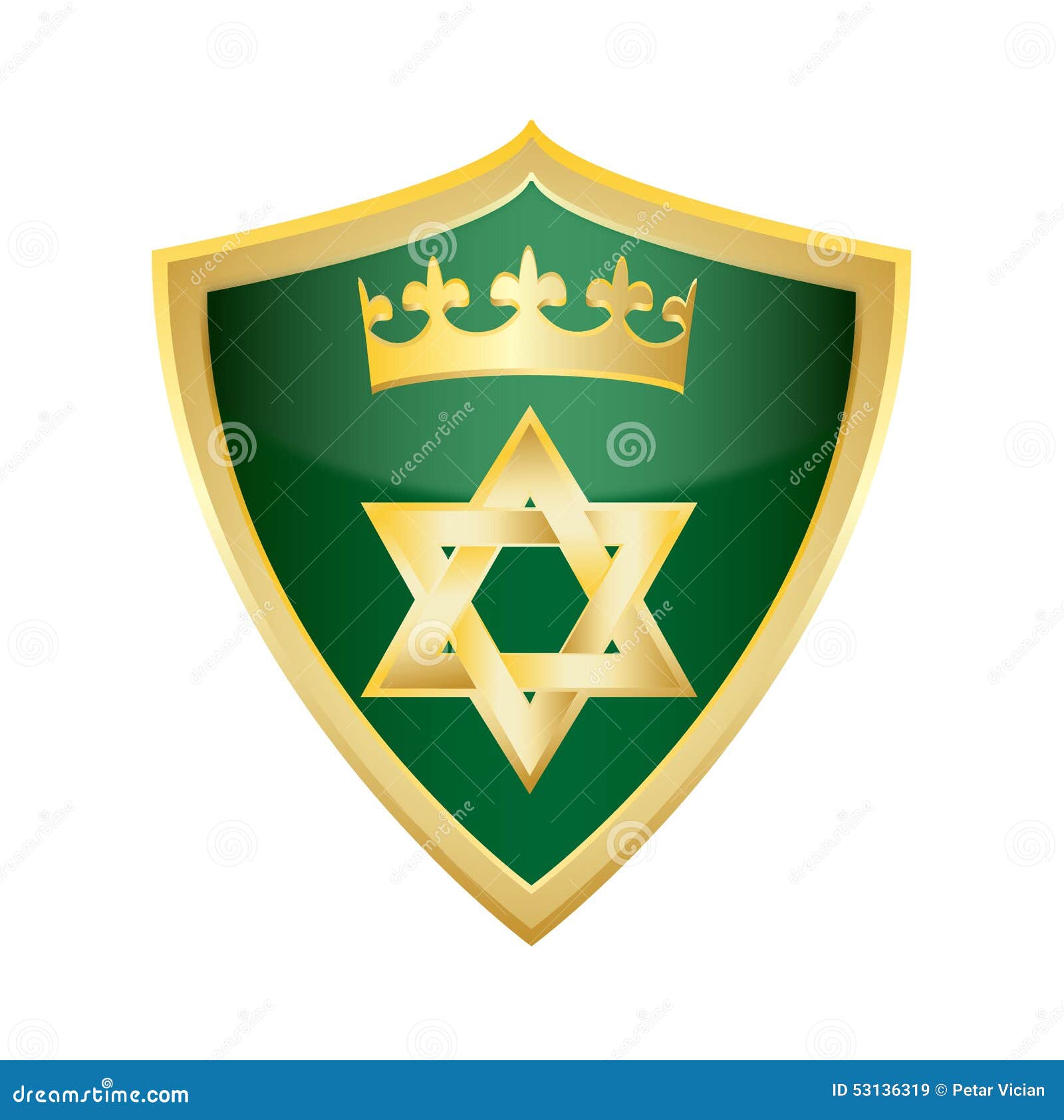 Magen David Star Pattern Vector Illustration. Jewish Israeli Symbol ...