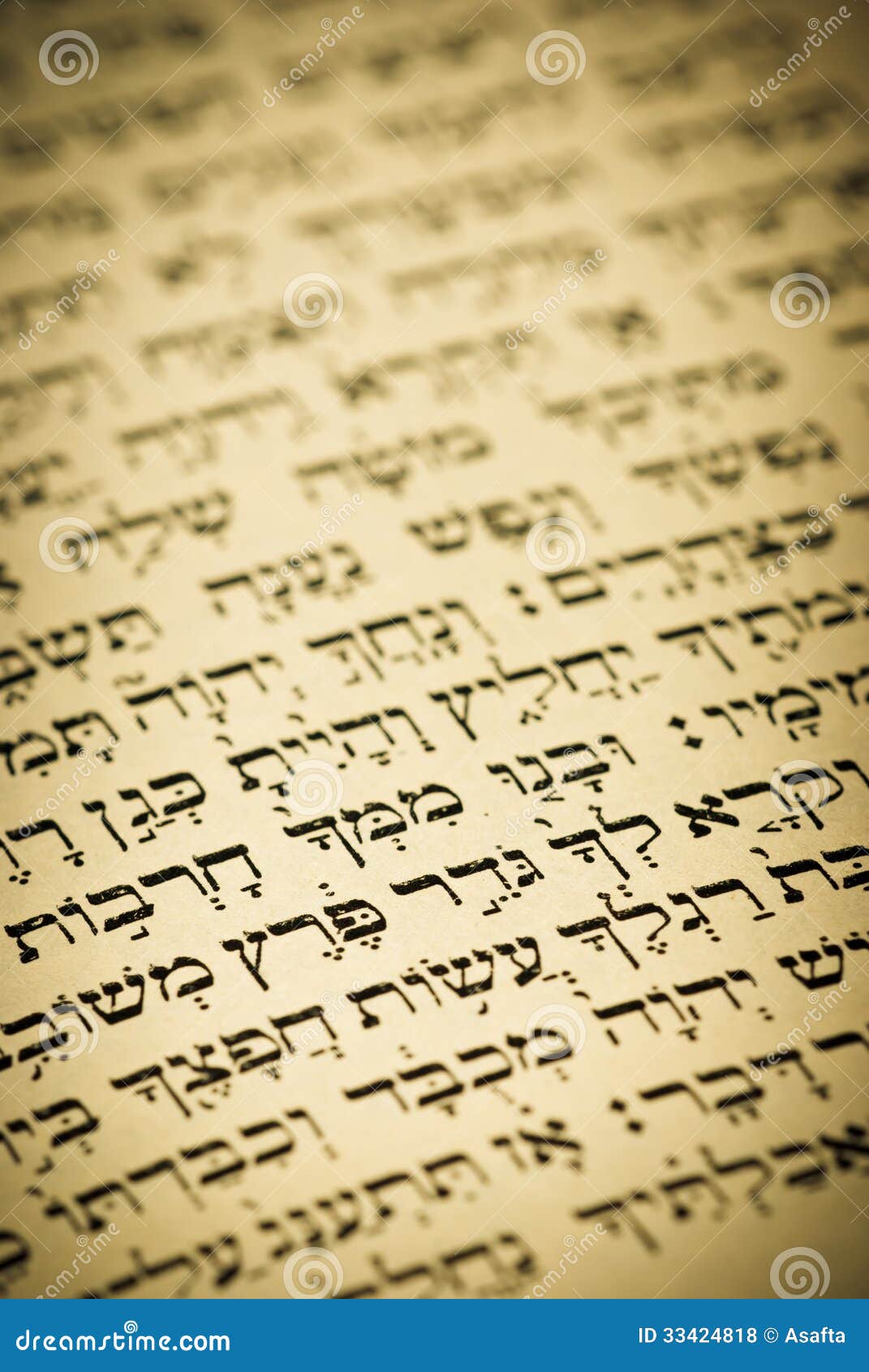 Hebrew text stock photo. Image of paper, jewish, culture - 33424818