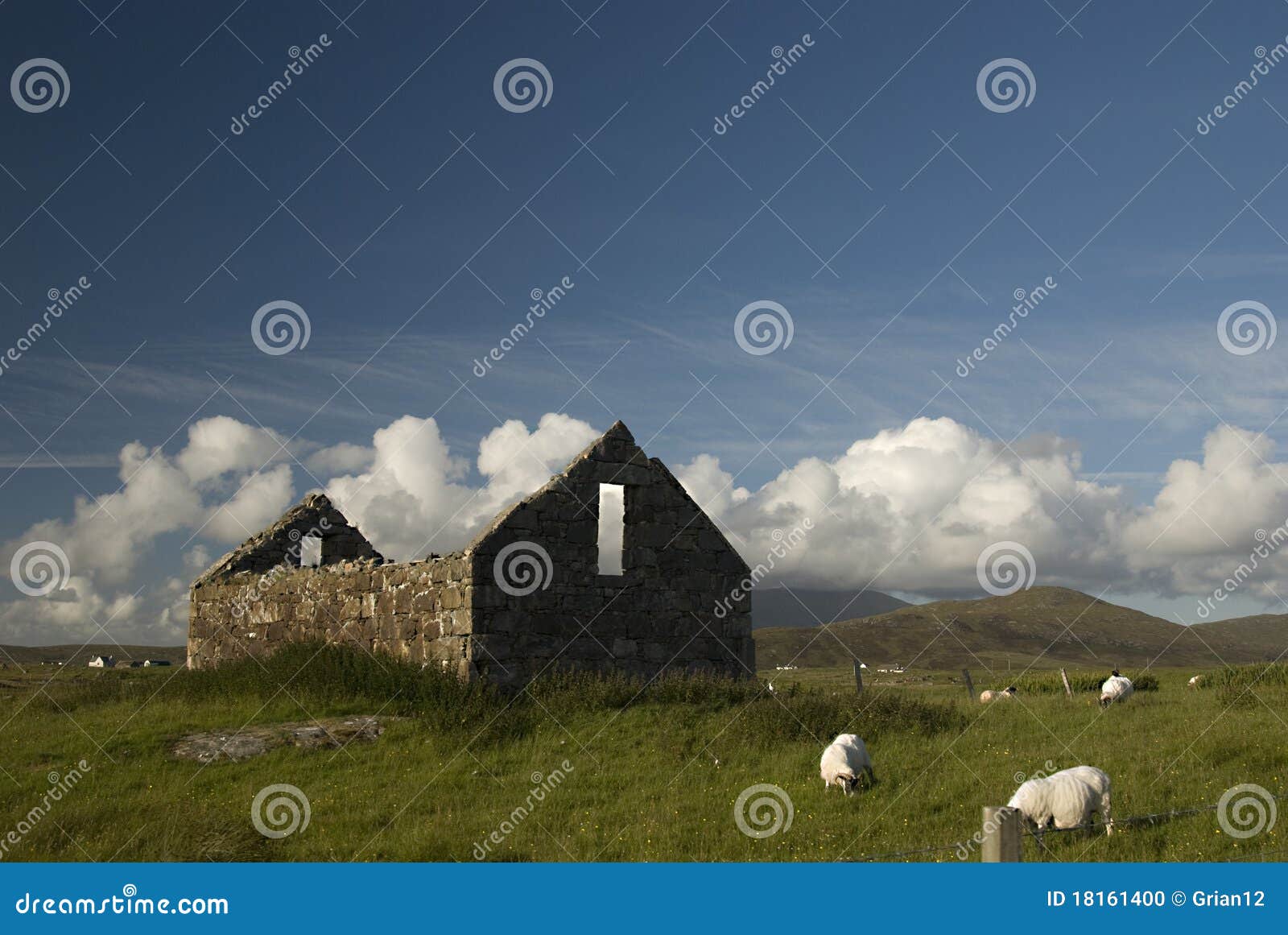 Hebridean landscape stock photo. Image of hebrides, island - 18161400