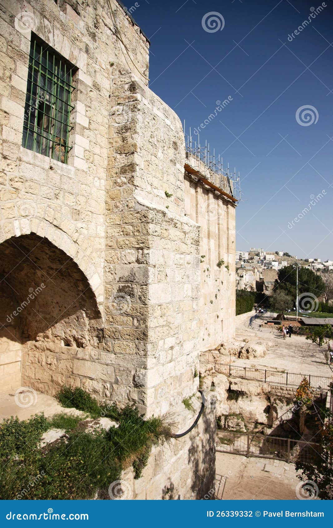 Hebron Machpela cave stock photo. Image of palestine - 26339332