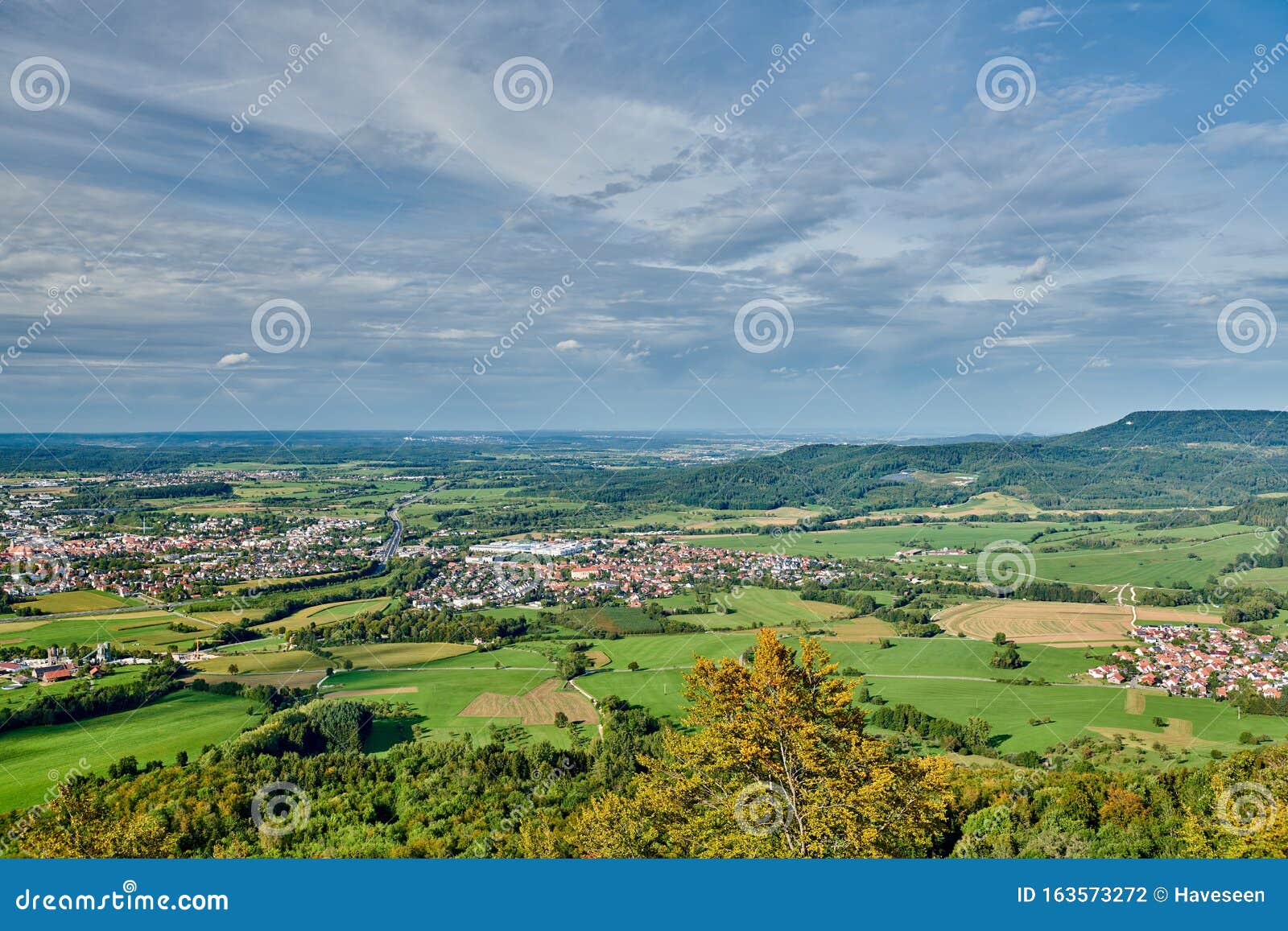 Hechingen town in, Germany stock photo. Image of travel - 163573272