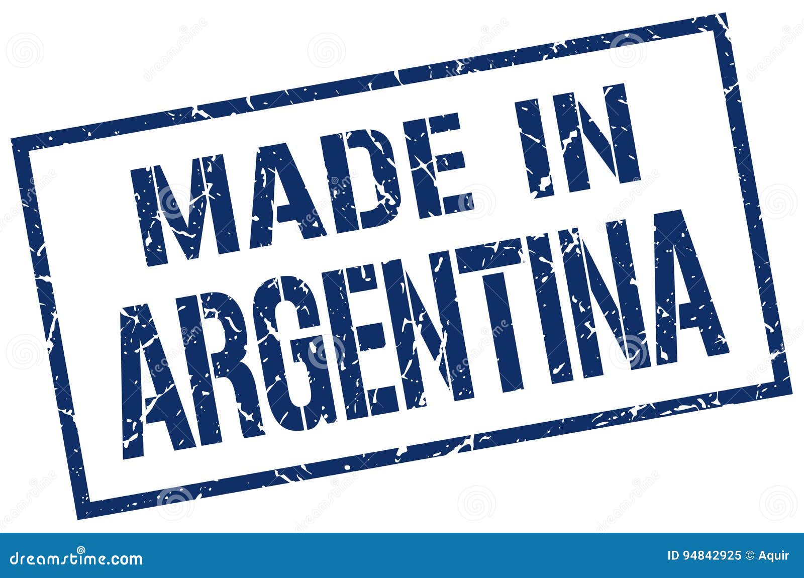 Hecho En El Sello De La Argentina Ilustración del Vector - Ilustración ...
