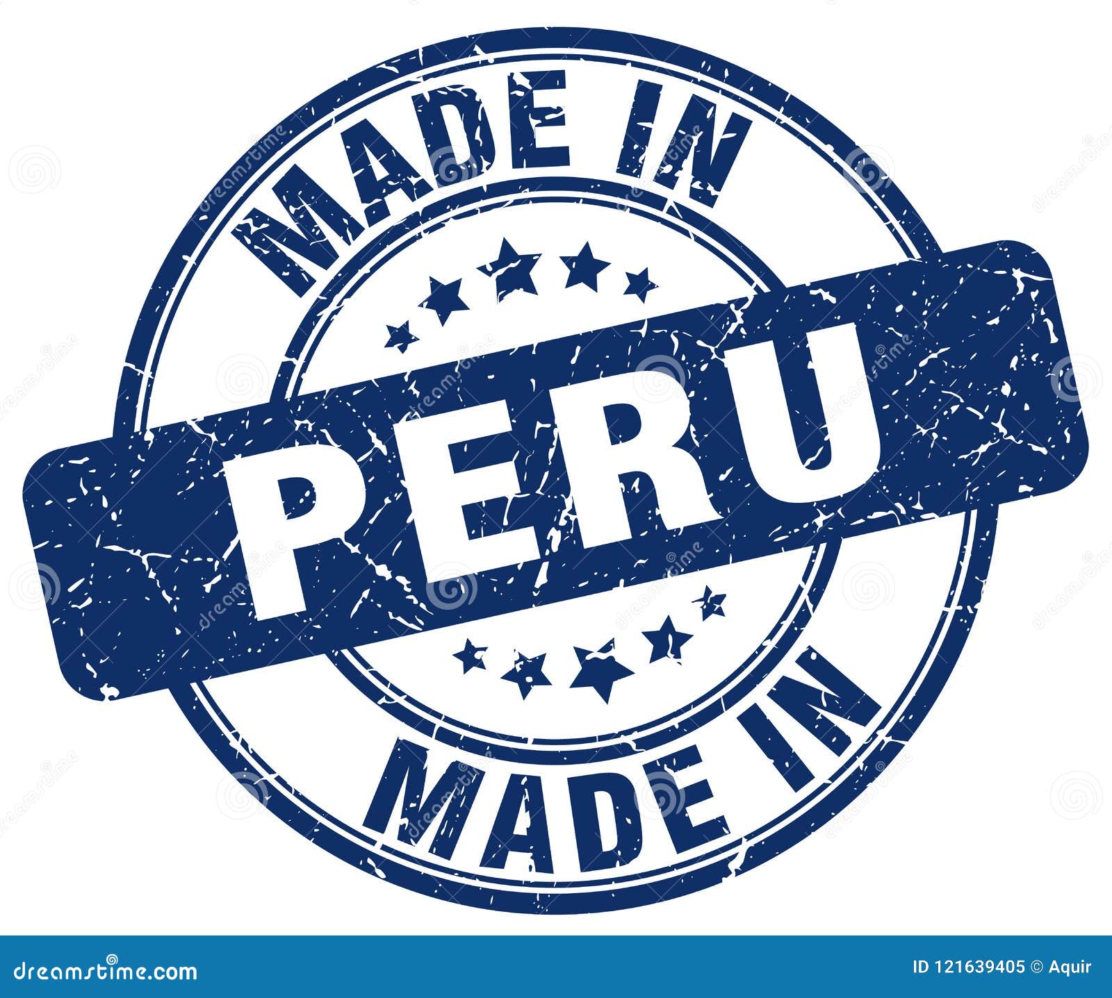 Hecho en el sello de Perú ilustración del vector. Ilustración de modelo ...