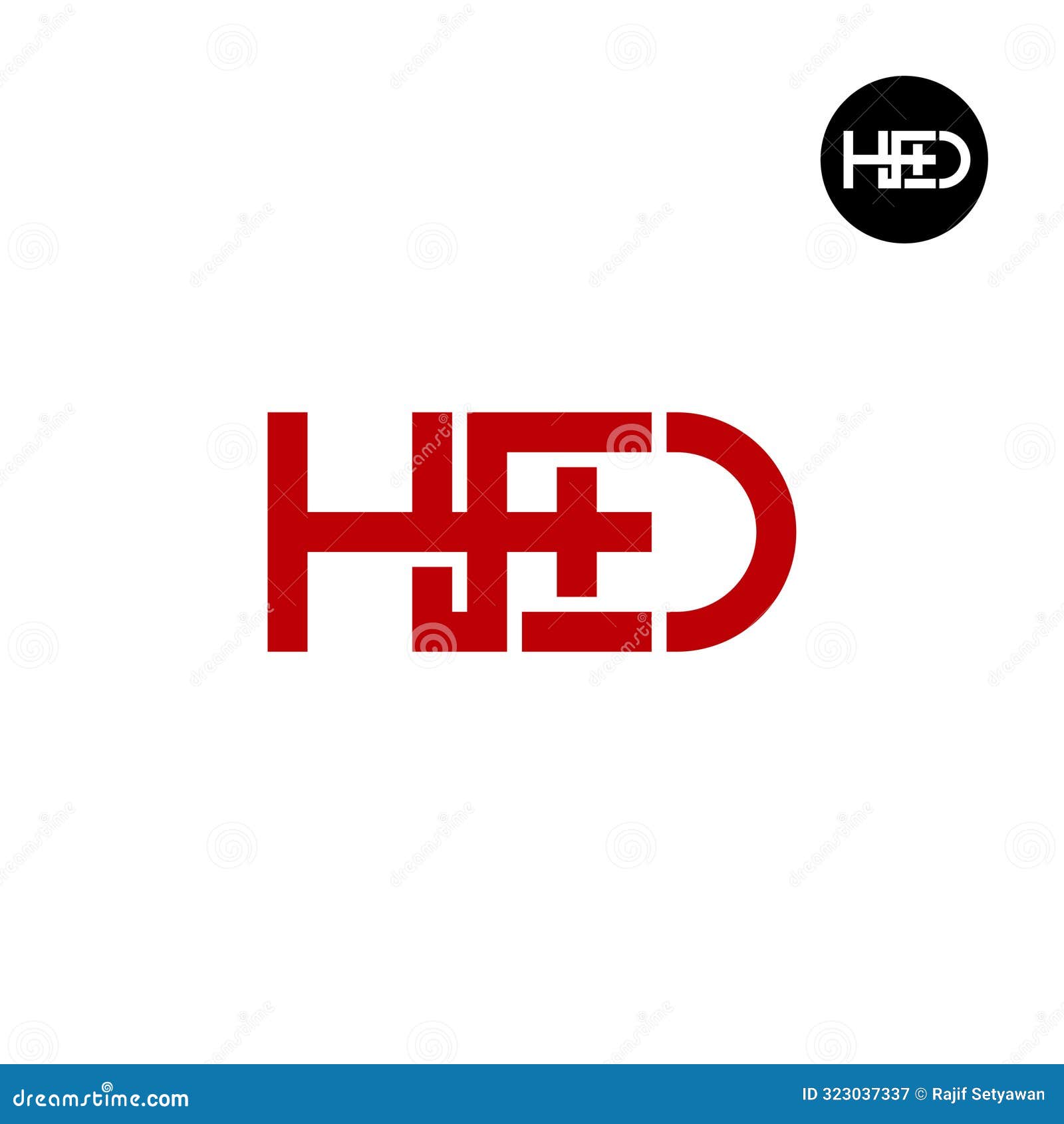 HED Logo Letter Monogram Design Stock Vector - Illustration of brand ...