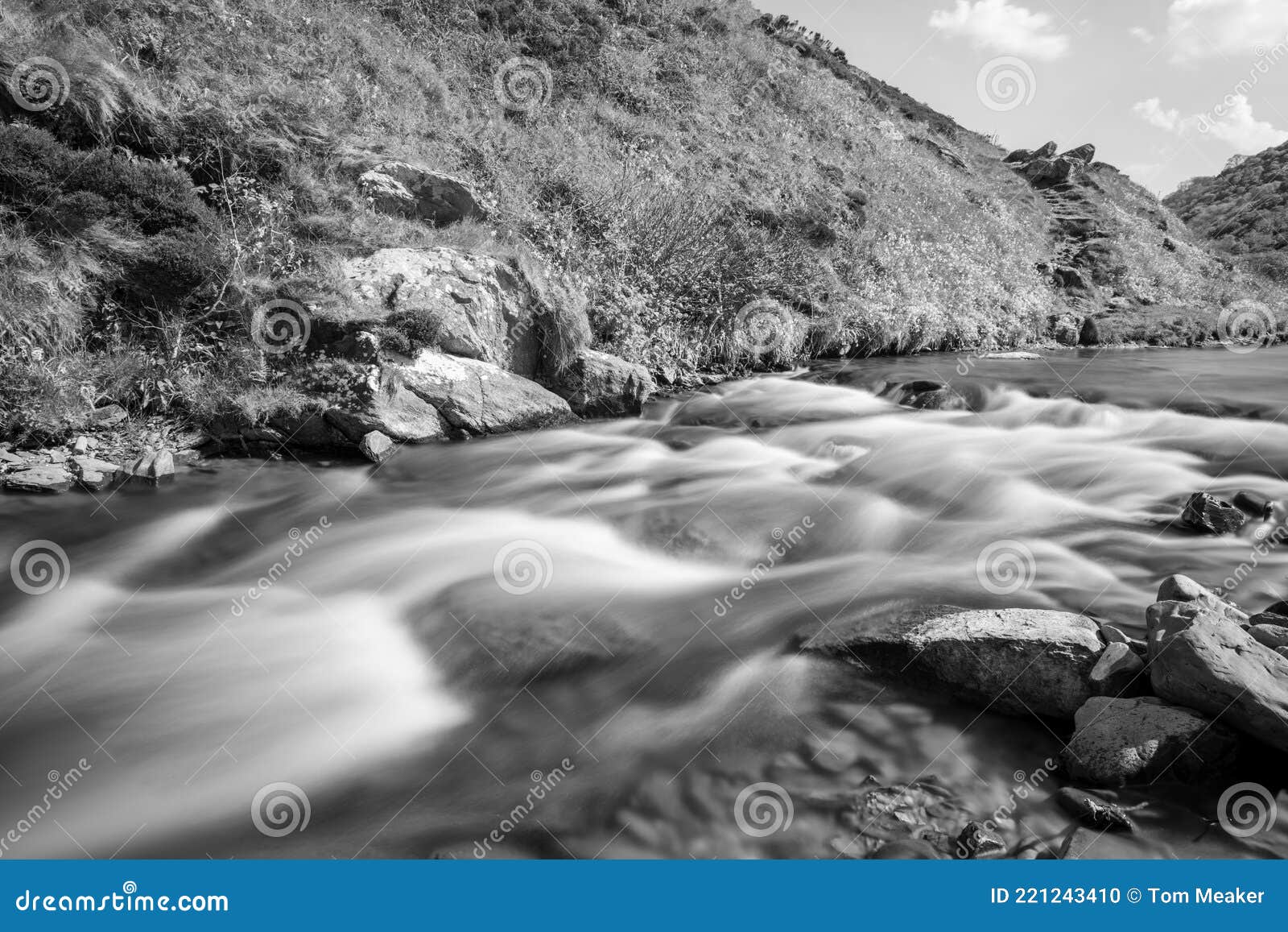 Heddons Mouth stock photo. Image of exmoor, europe, british - 221243410
