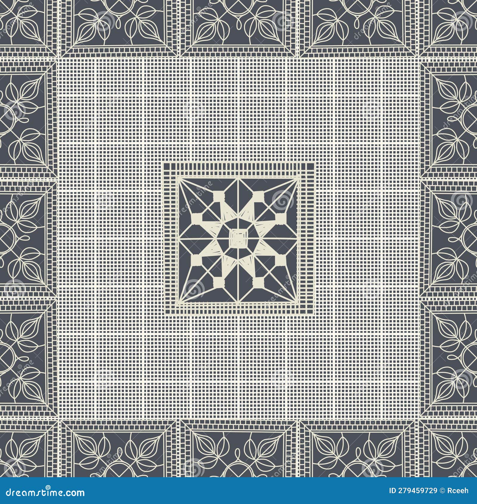 Hedebo Danish Embroidery Pattern 1 Stock Vector - Illustration of ...