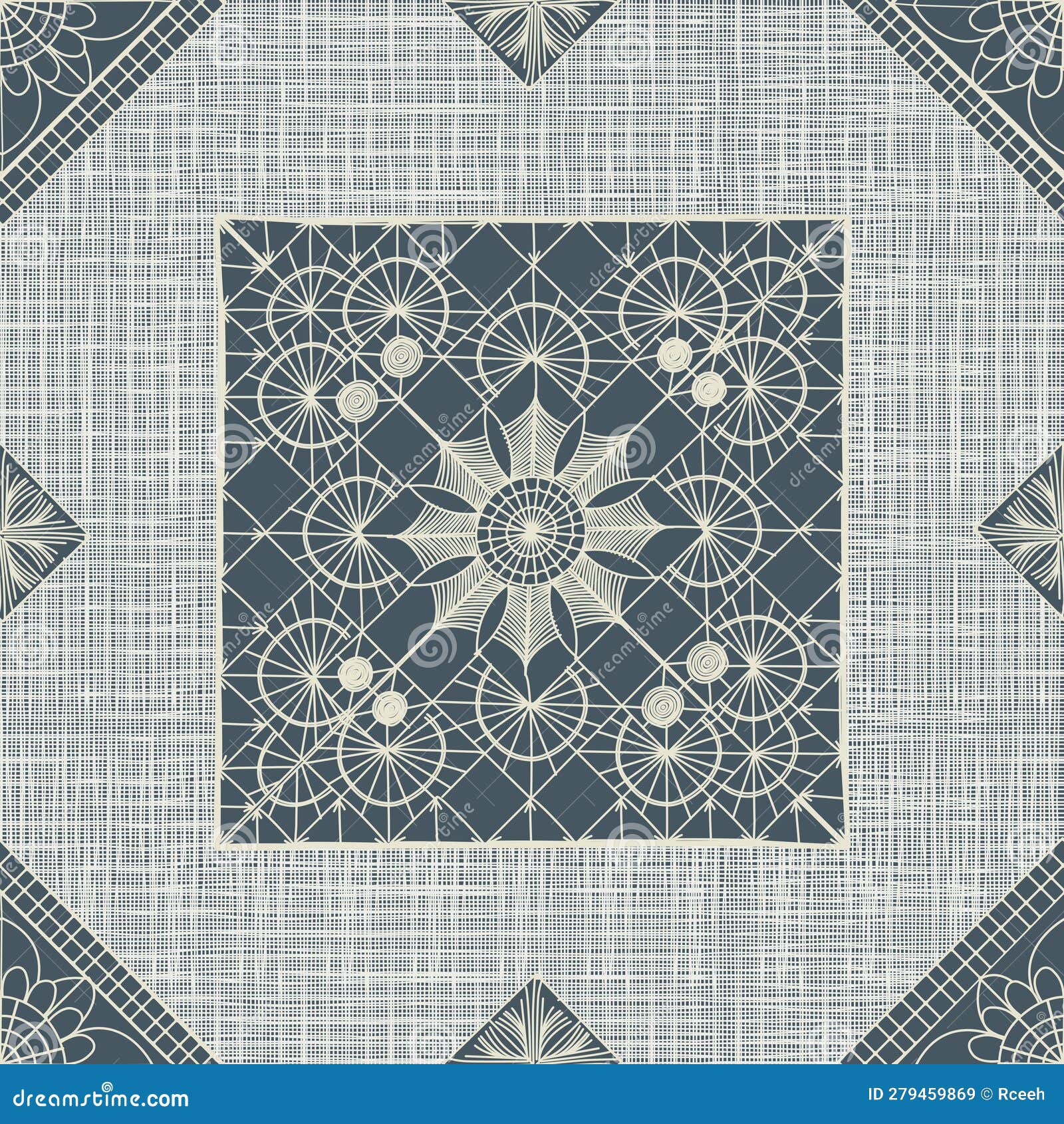 Hedebo Danish Embroidery Pattern 15 Stock Vector - Illustration of ...