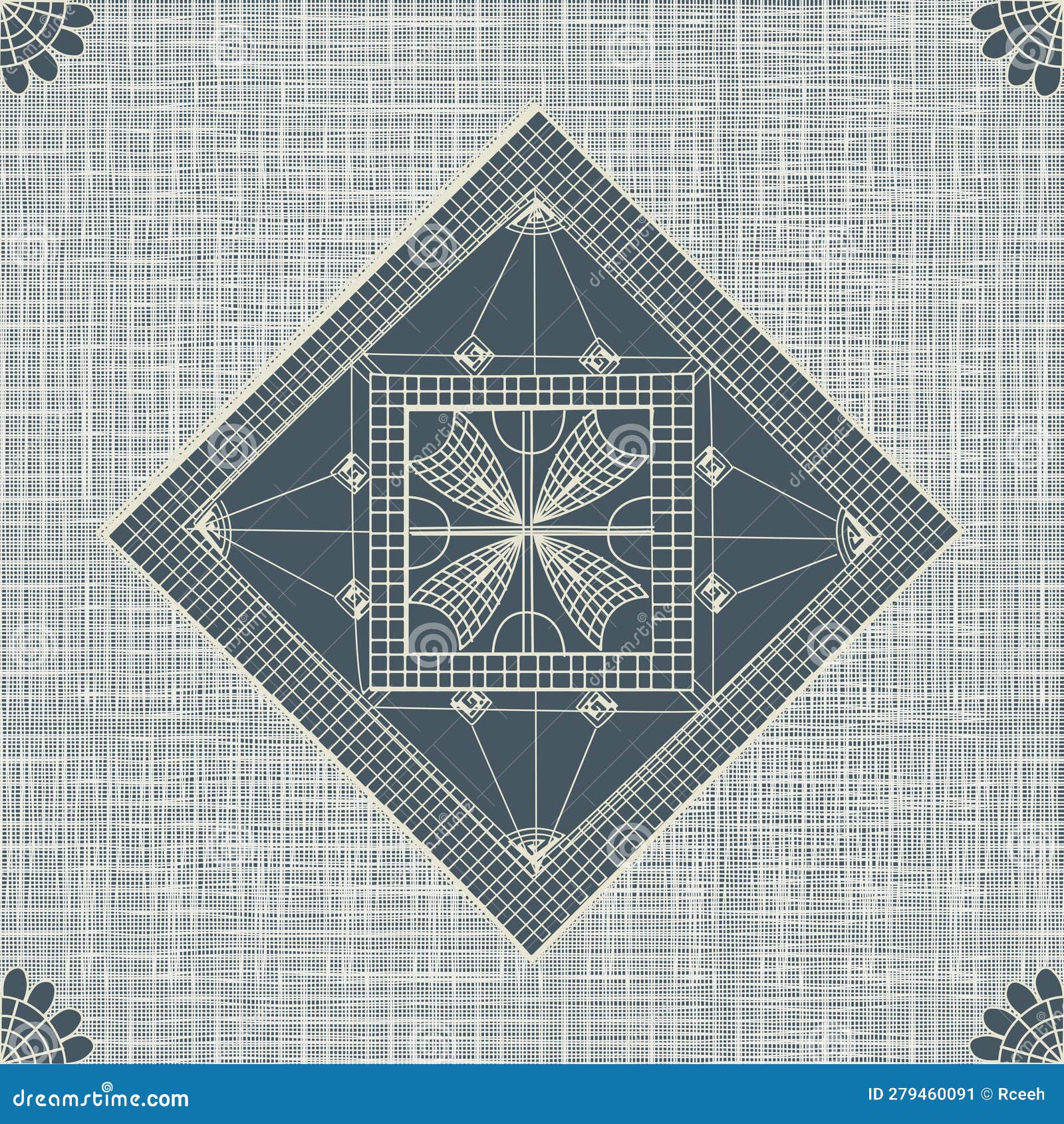 Hedebo Danish Embroidery Pattern 20 Stock Vector - Illustration of ...