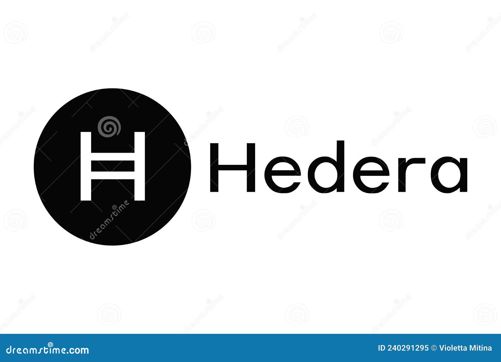 Hedera Crypto Currency Token Vector Logo Company Icon | CartoonDealer ...