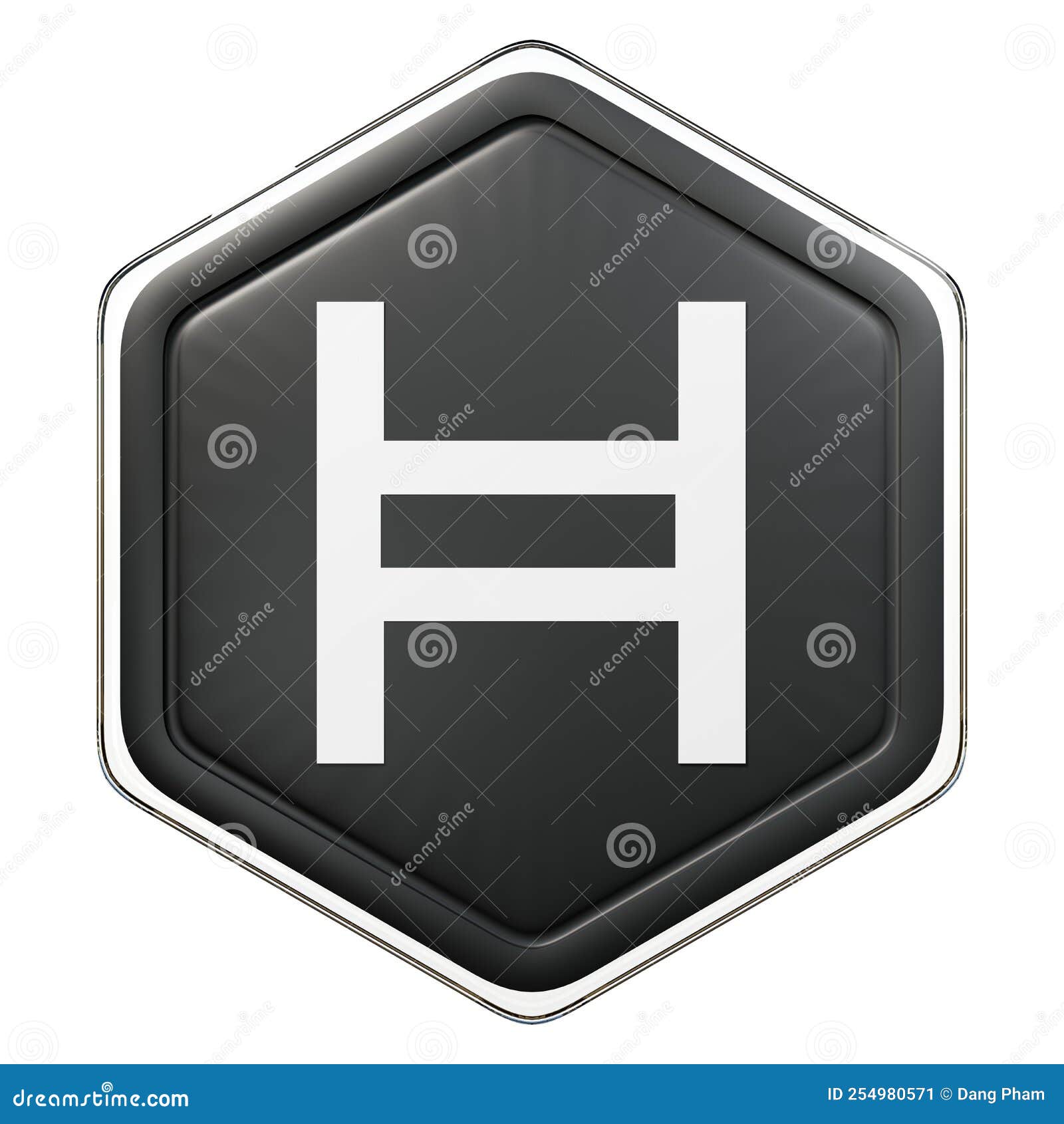 Hedera (HBAR) Badge stock illustration. Illustration of business ...