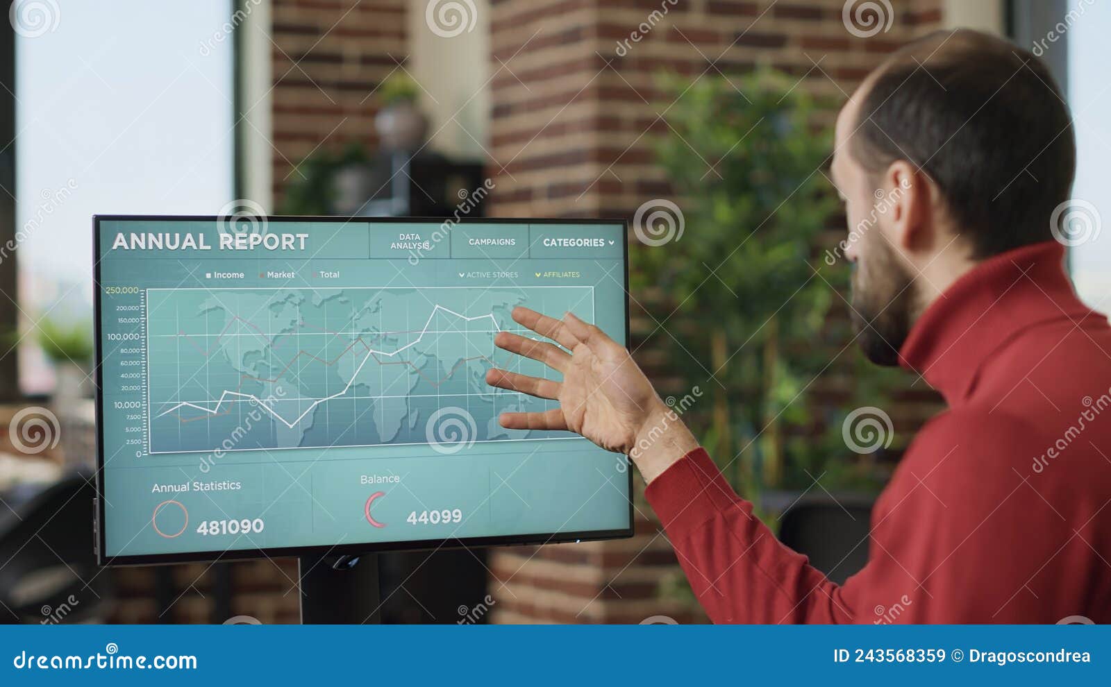 Hedge Fund Trader Analyzing Stock Market Exchange on Computer Stock ... Hedge Fund Trader Analyzing Stock Market Exchange on Computer Stock ...