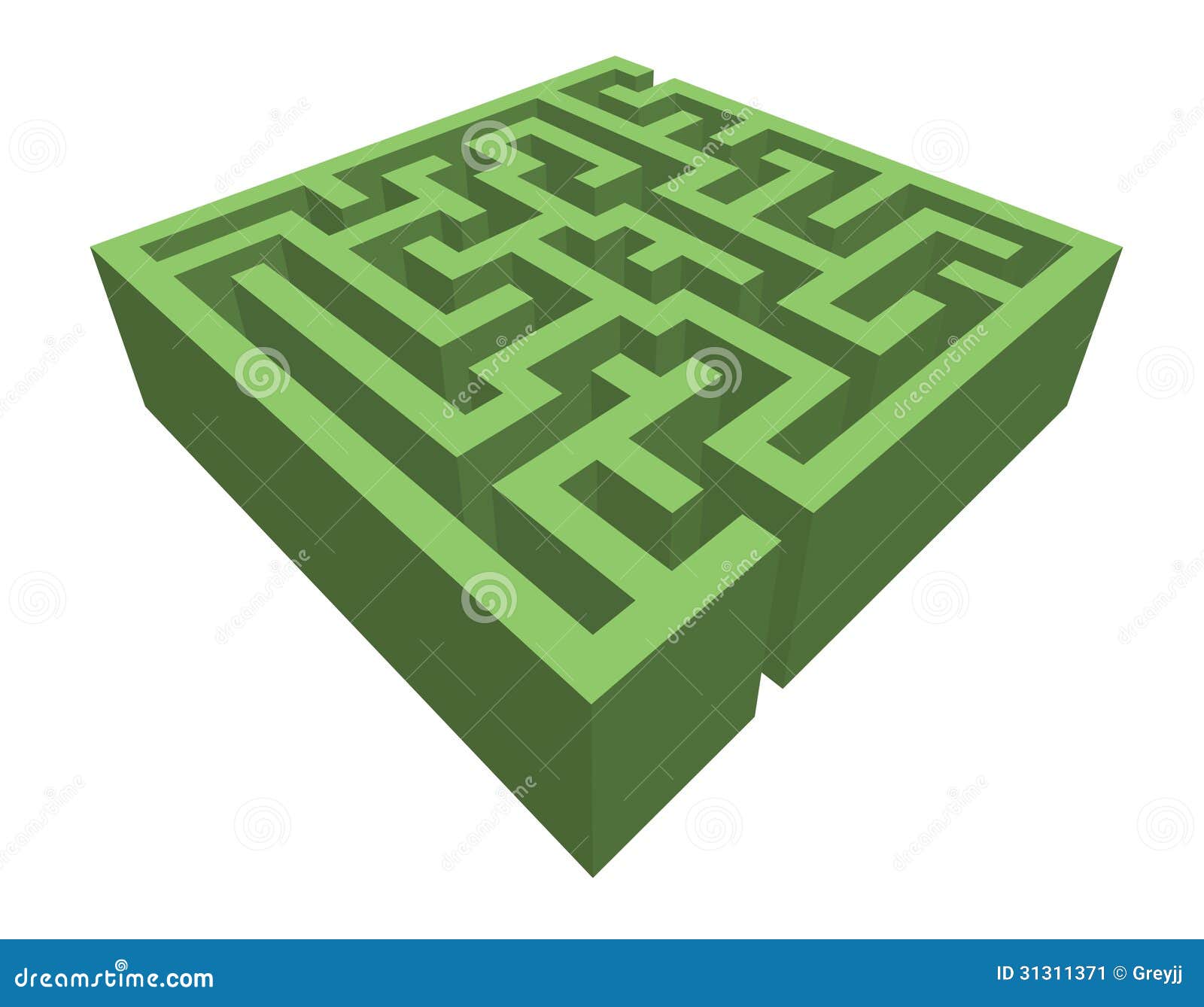 Hedge Maze Cartoon Vector | CartoonDealer.com #31311371