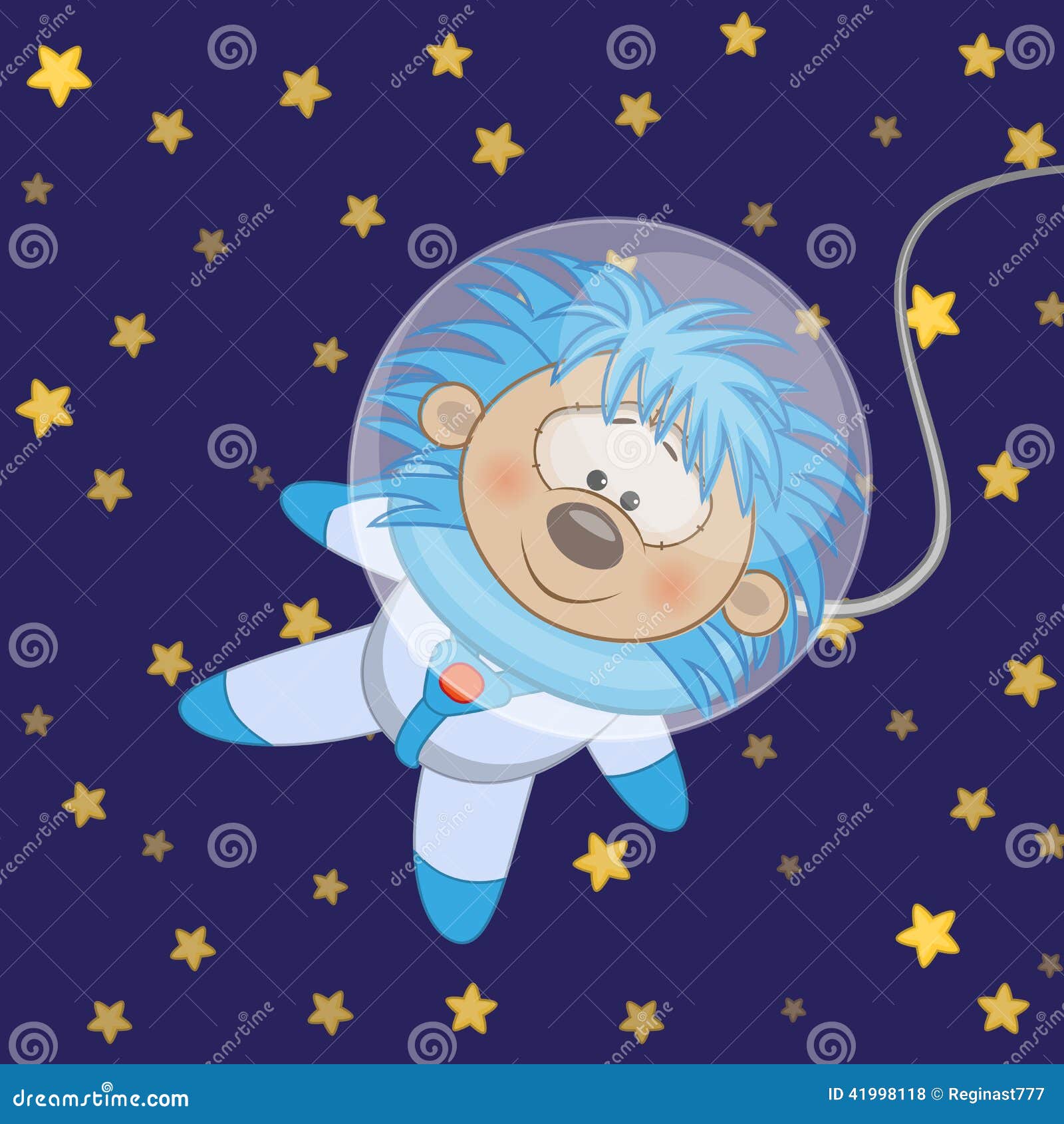 Astronaut Hedgehog With Space Backdrop And Camera Royalty-Free Stock ...