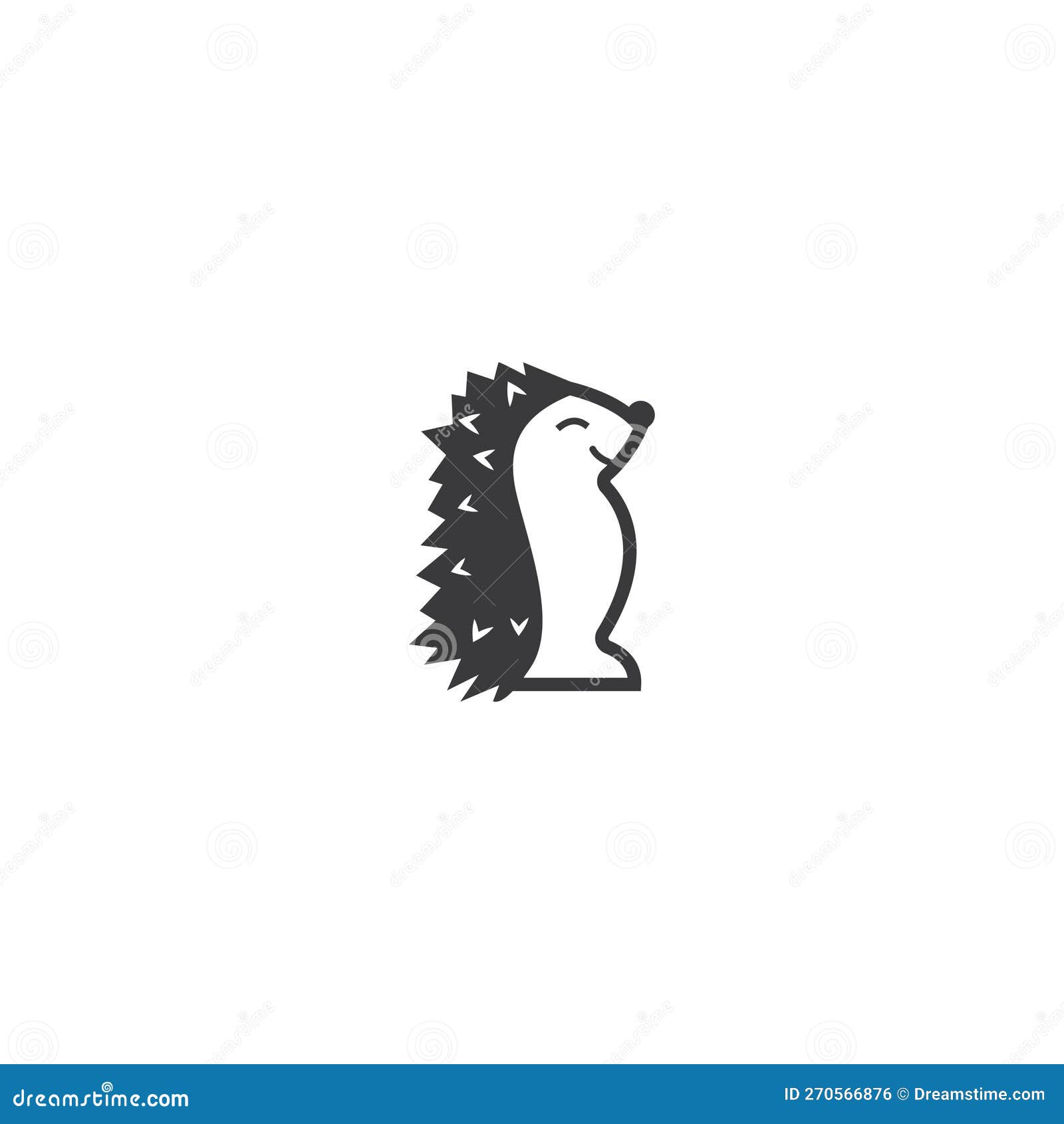 Hedgehog Logo Abstract Design Vector Illustration Stock Illustration ...