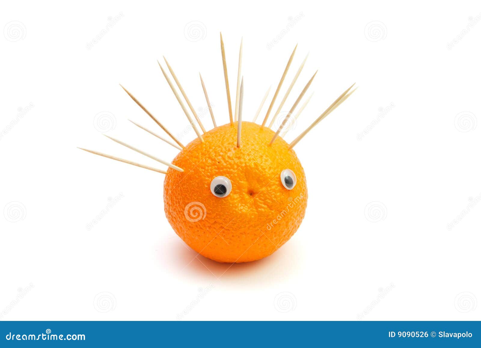 Hedgehog of Orange and Toothpicks Stock Photo - Image of harvest ...