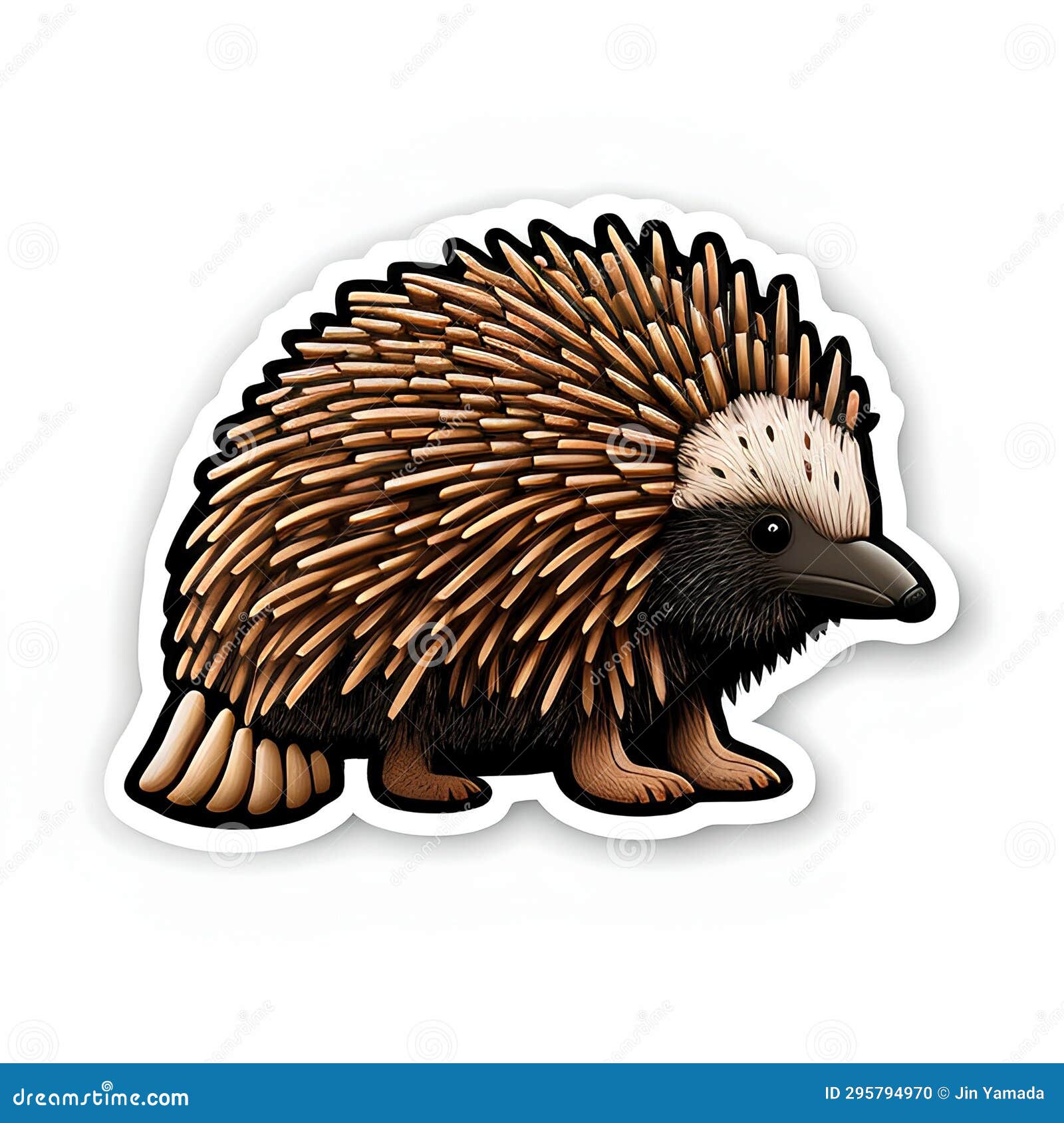 Echidna Illustration, Drawing, Engraving, Ink, Line Art, Vector ...