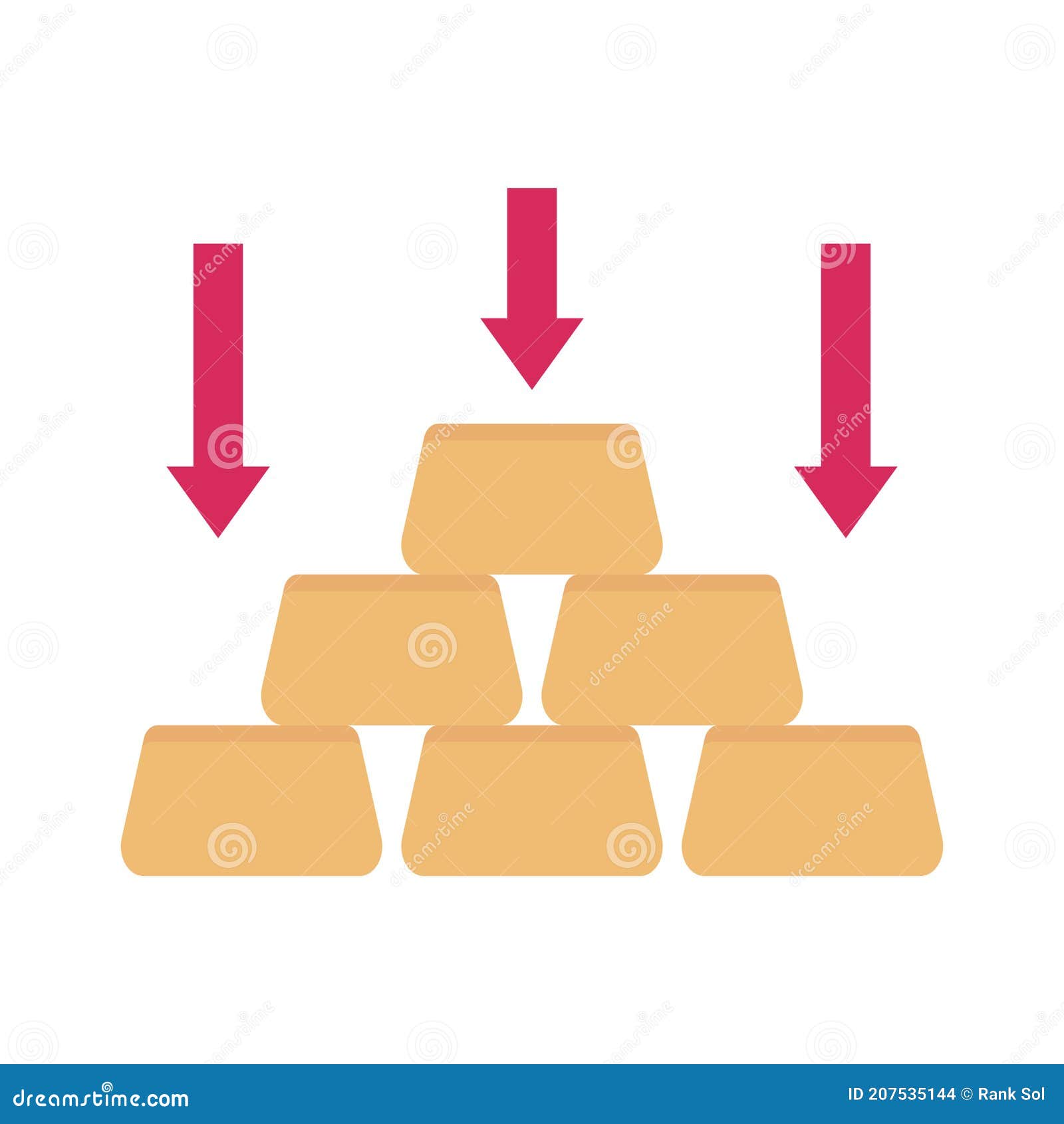 Hedging Flat Vector Icon Which Can Easily Modify or Edit Stock Vector ...