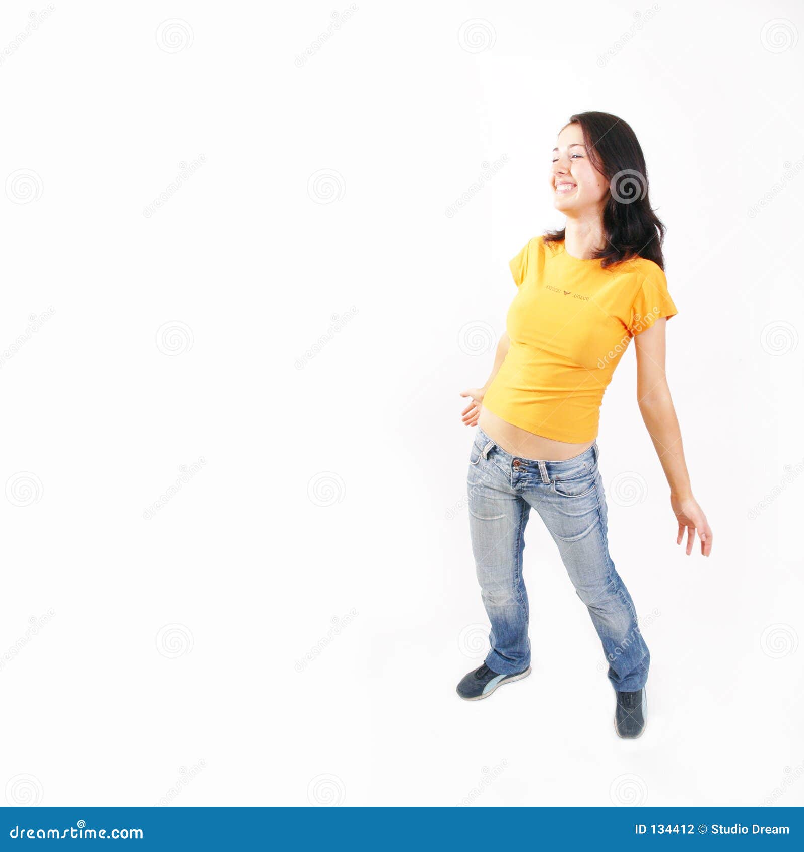 Heeeey, is that you ? stock photo. Image of brown, long - 134412