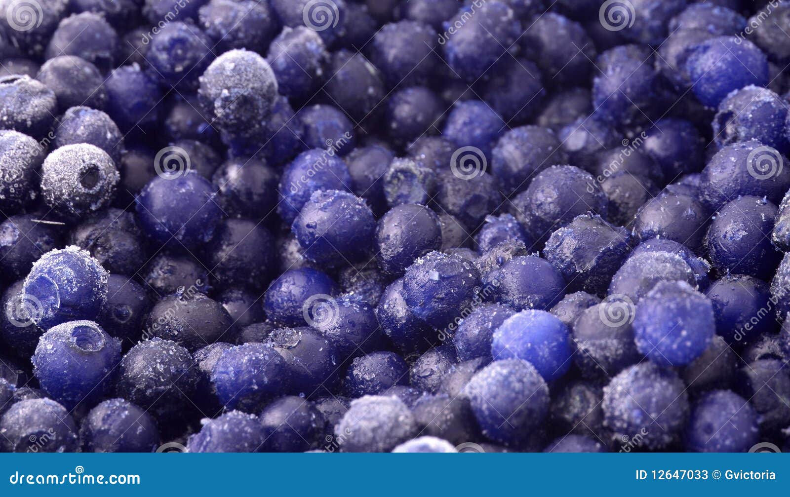Heerlijke Bevroren Wilde Bosbessen Stock Afbeelding - Image of blauw ...