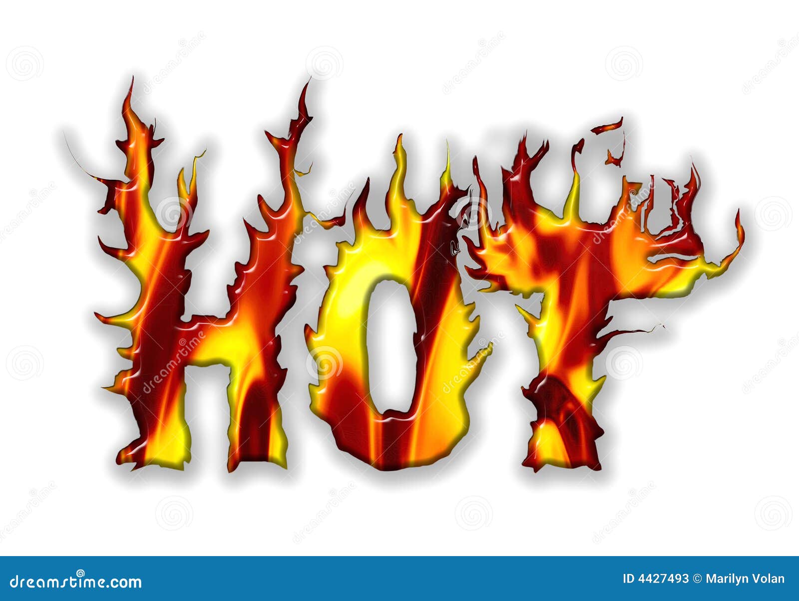 Heet vector illustratie. Illustration of energie, lettertype - 4427493