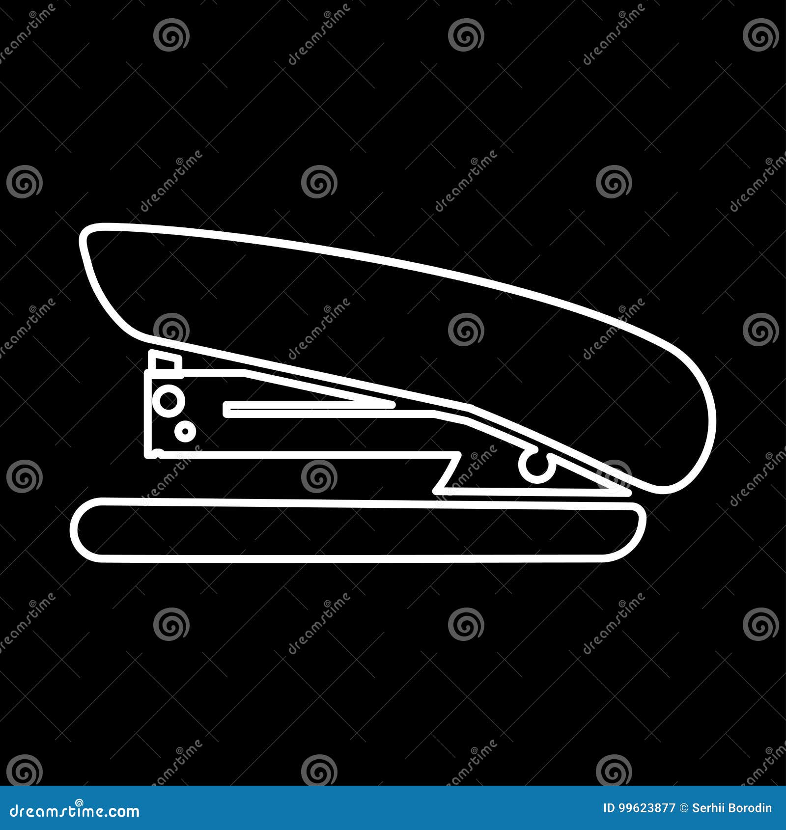 Hefter ist es Ikone vektor abbildung. Illustration von briefpapier ...