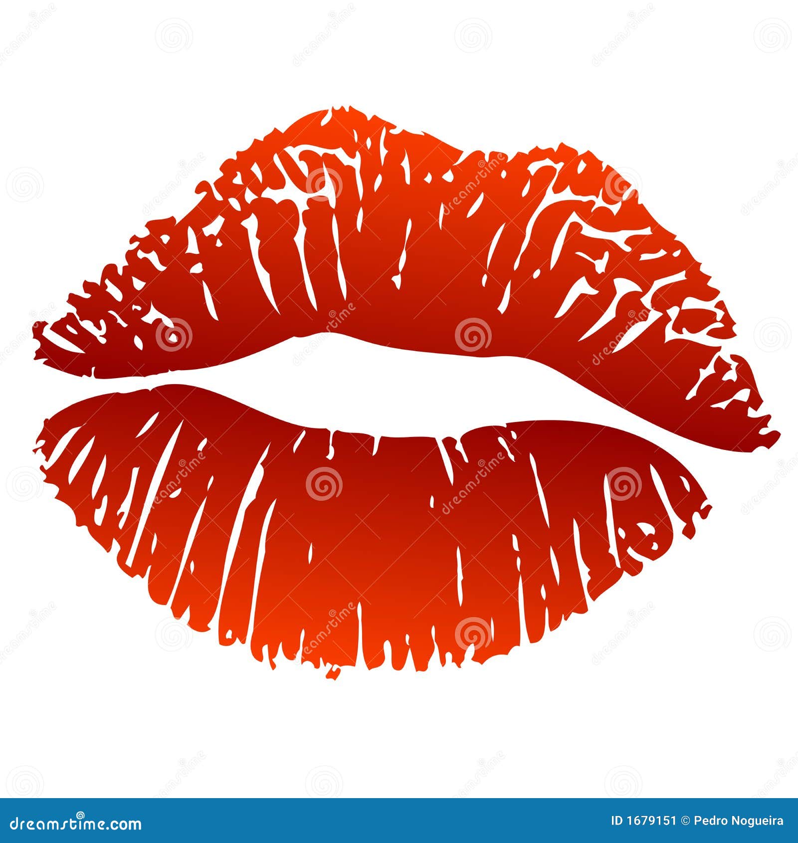 Heißer Kuss vektor abbildung. Illustration von skalierbarkeit - 1679151